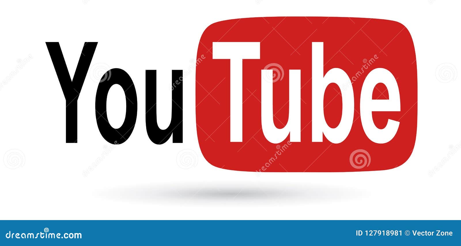 Youtube Text with Logo Icon Editorial Photo - Illustration of browser ...