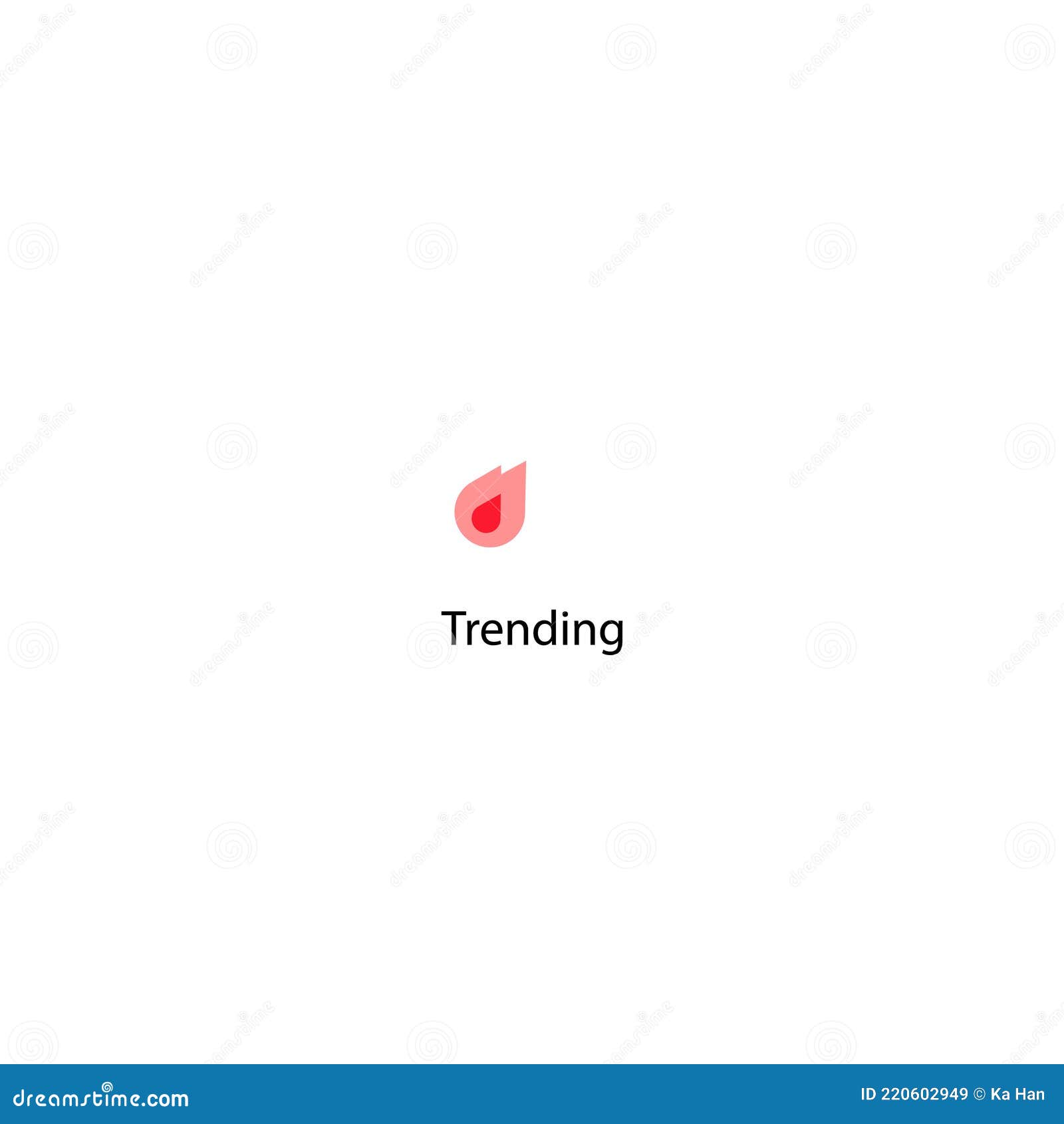 Youtube Trending Icon Vector. Hot Trendy Symbol Illustration Stock ...