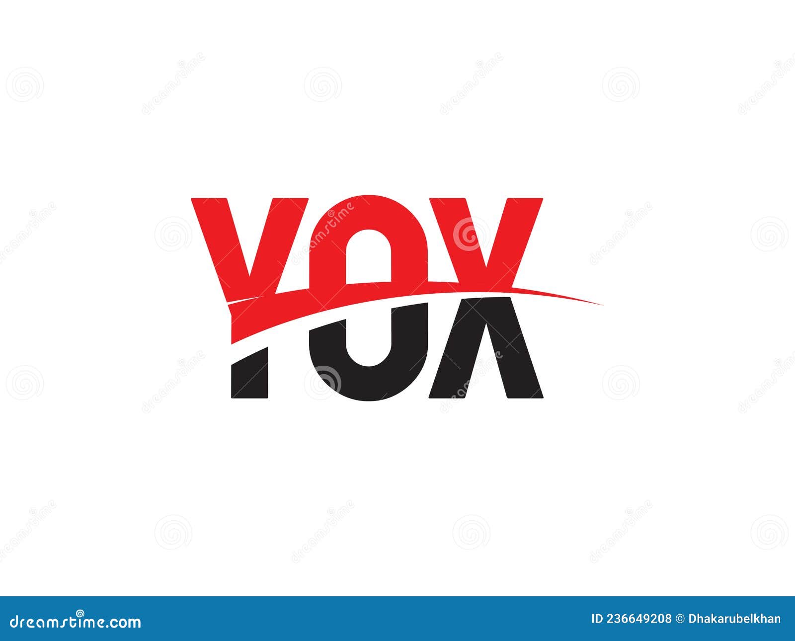 YOX Letter Initial Logo Design Vector Illustration Stock Vector ...