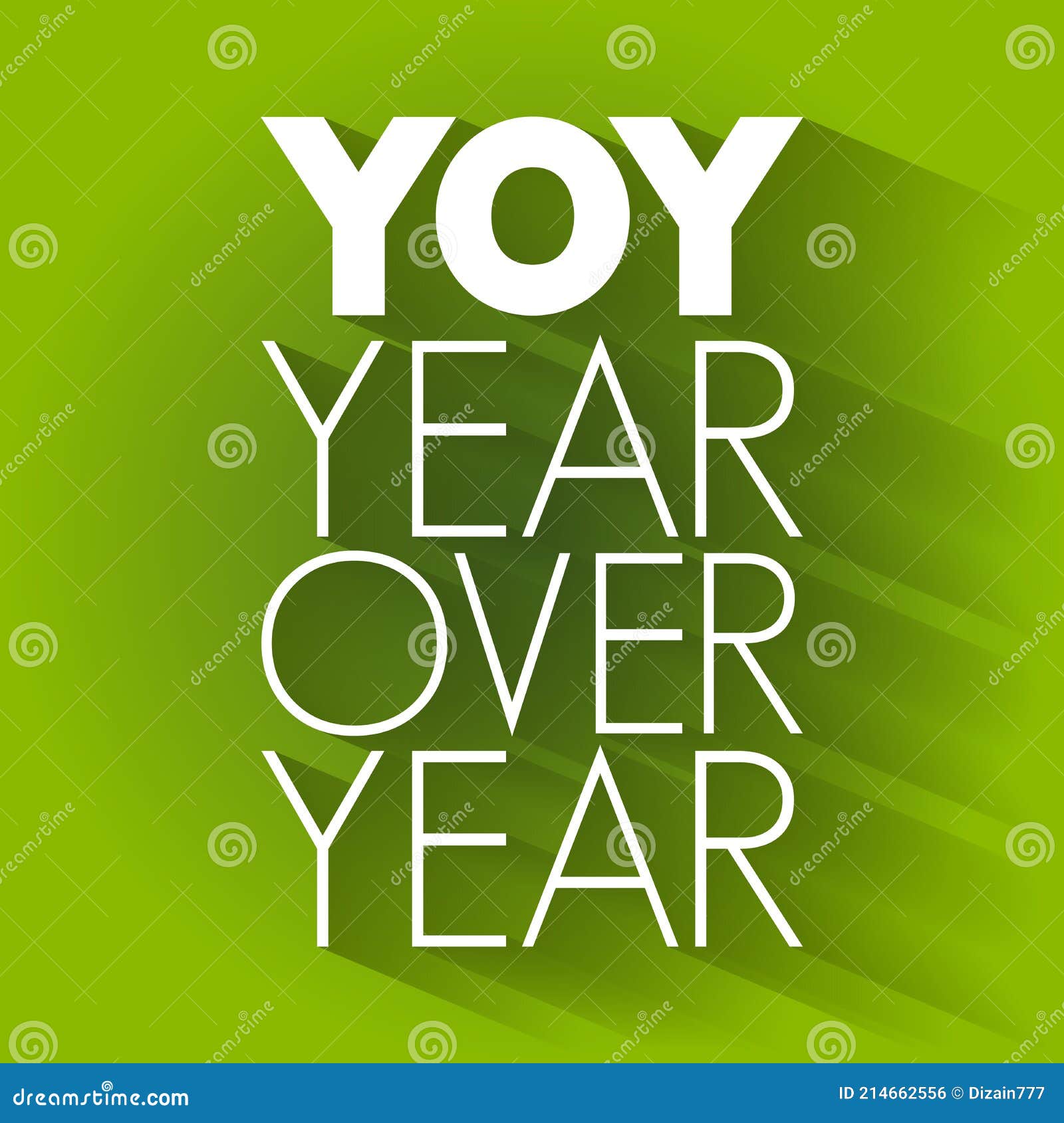 YOY - Year Over Year Acronym, Business Concept Background Stock ...