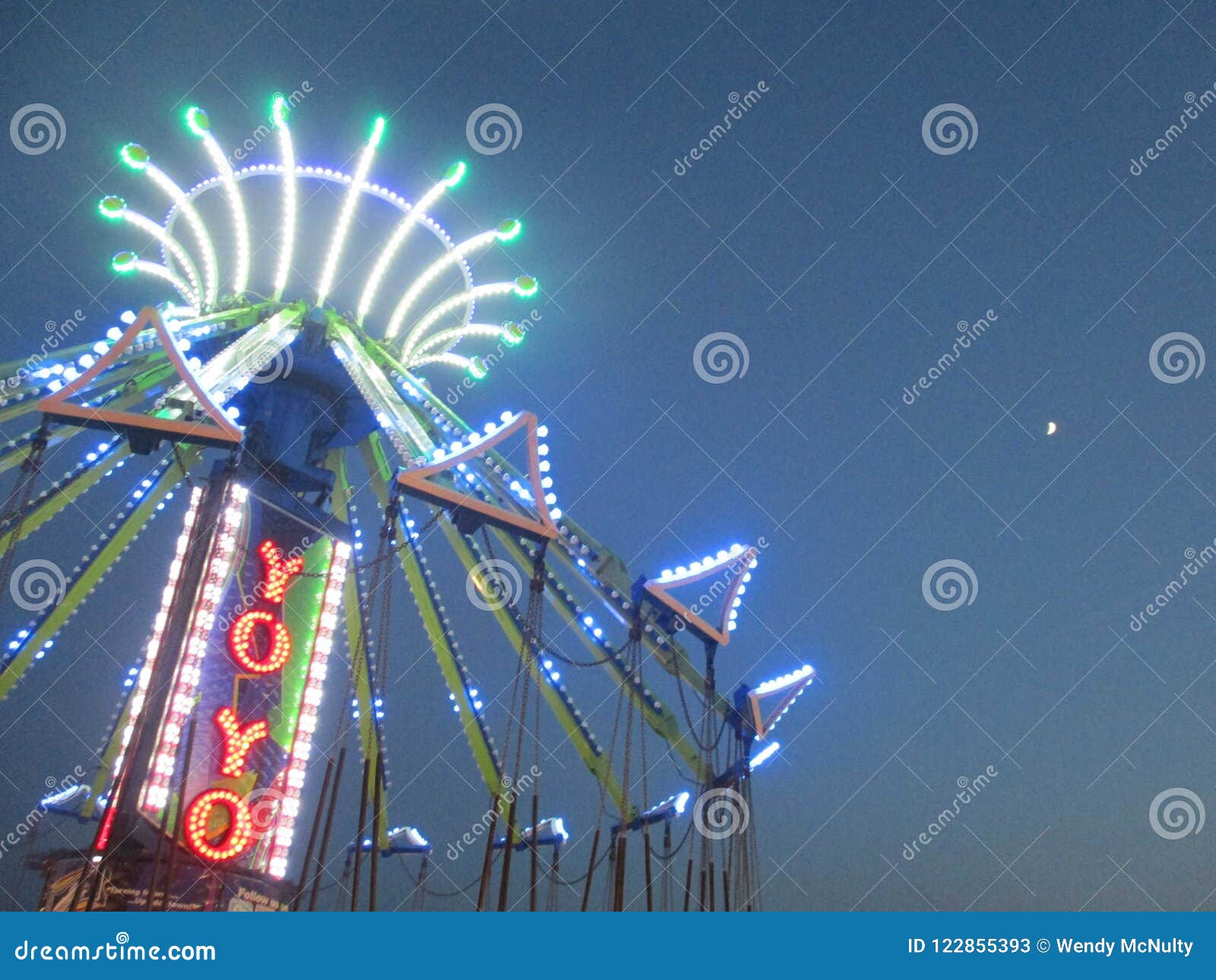 Time for the county fair editorial stock photo. Image of night - 122855393