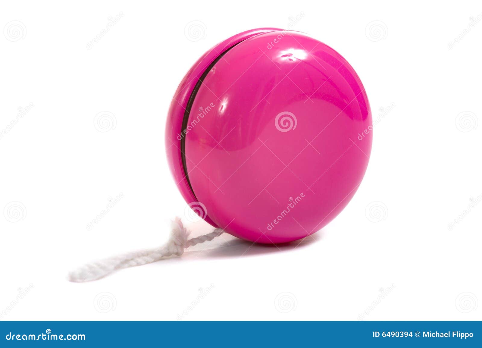 Yoyo rosado foto de archivo. Imagen de rosa, objeto, cadena - 6490394