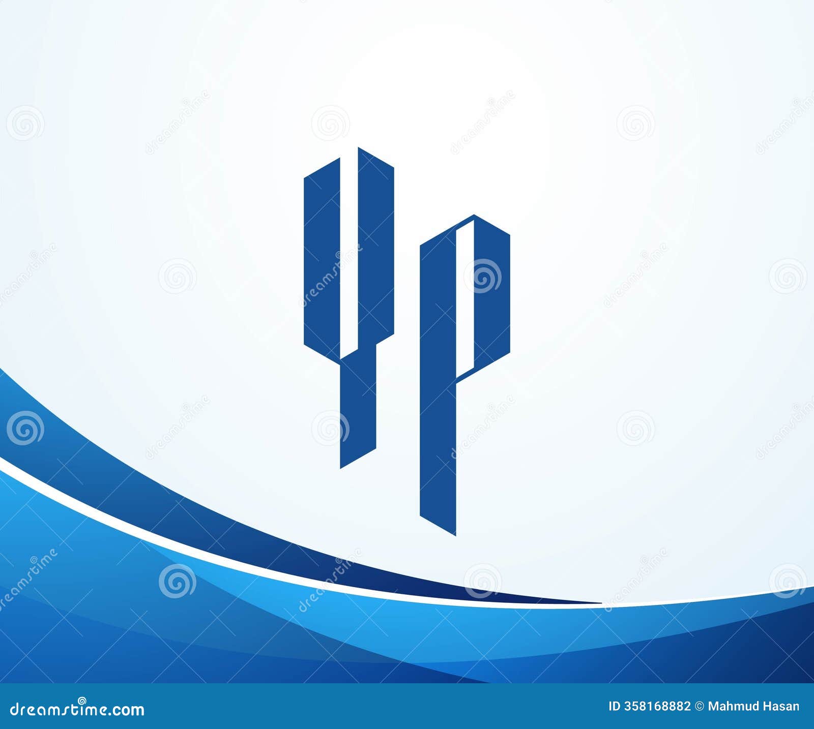 YP Alphabet Letter Logo Design Template Elements Stock Vector ...