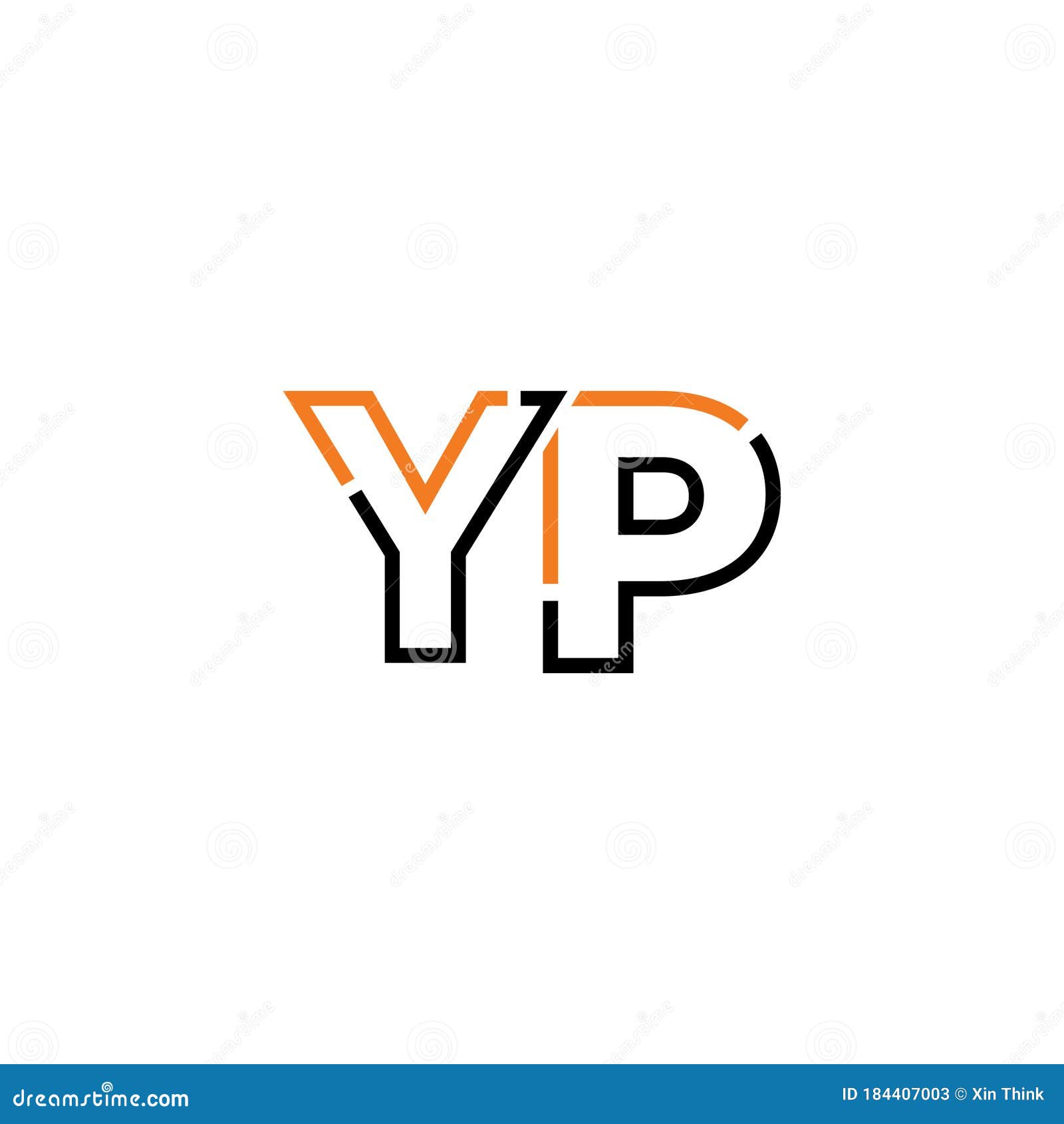 YP Letter Logo Icon Design Template Elements Stock Vector ...
