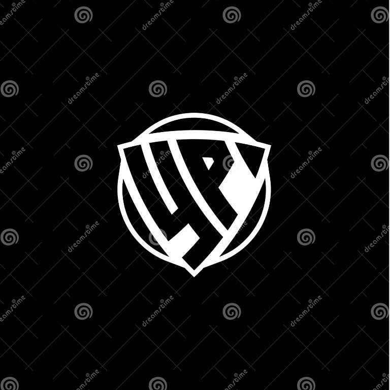 YP Logo Monogram Triangle Shield and Circle Shape Stock Vector ...