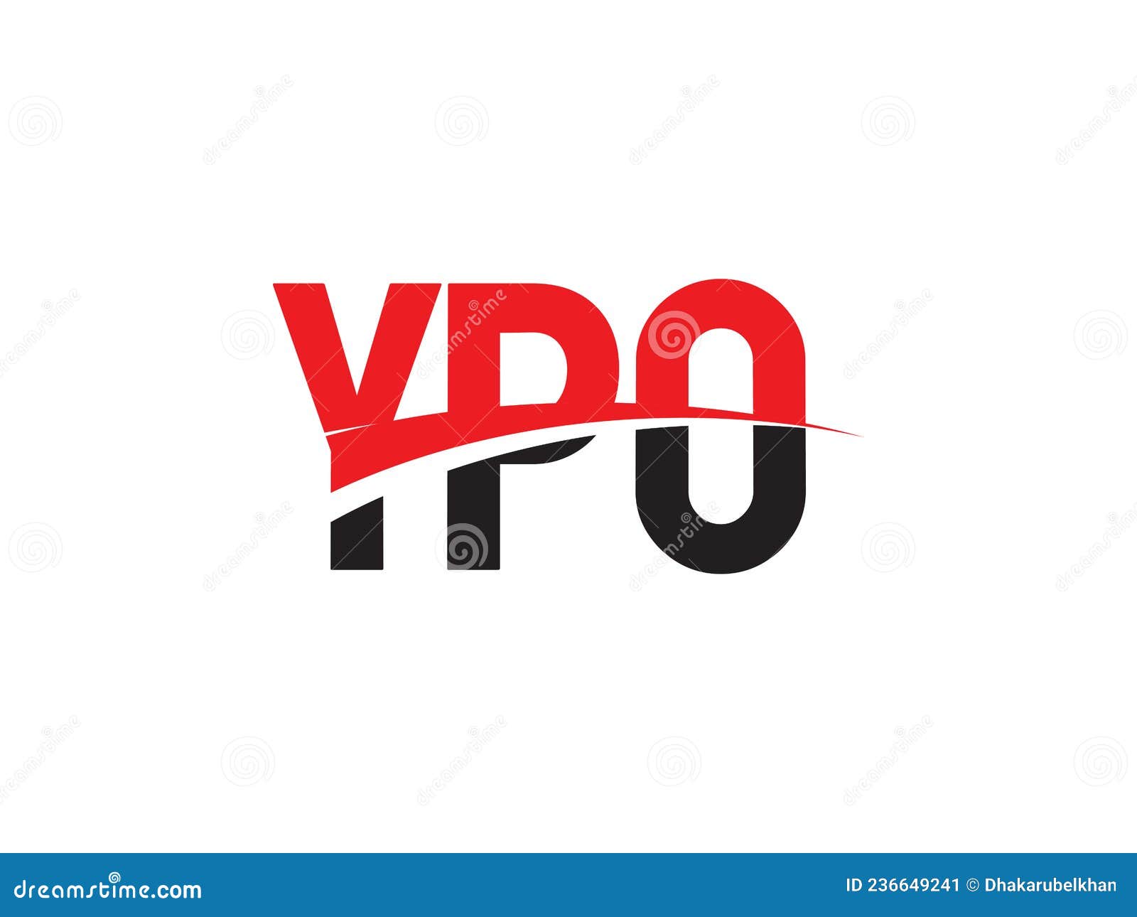YPO Letter Initial Logo Design Vector Illustration Stock Vector ...