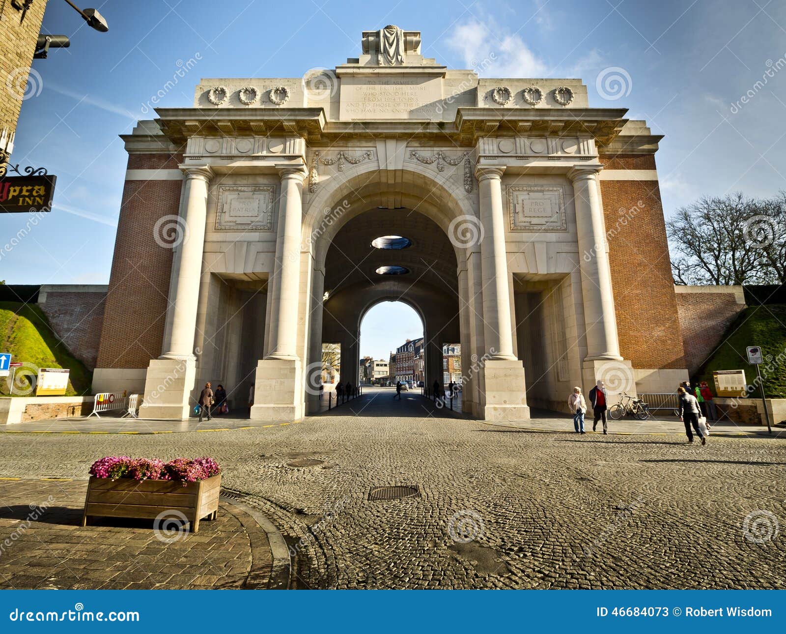 Ypres Menin Gate editorial stock photo. Image of lost - 46684073
