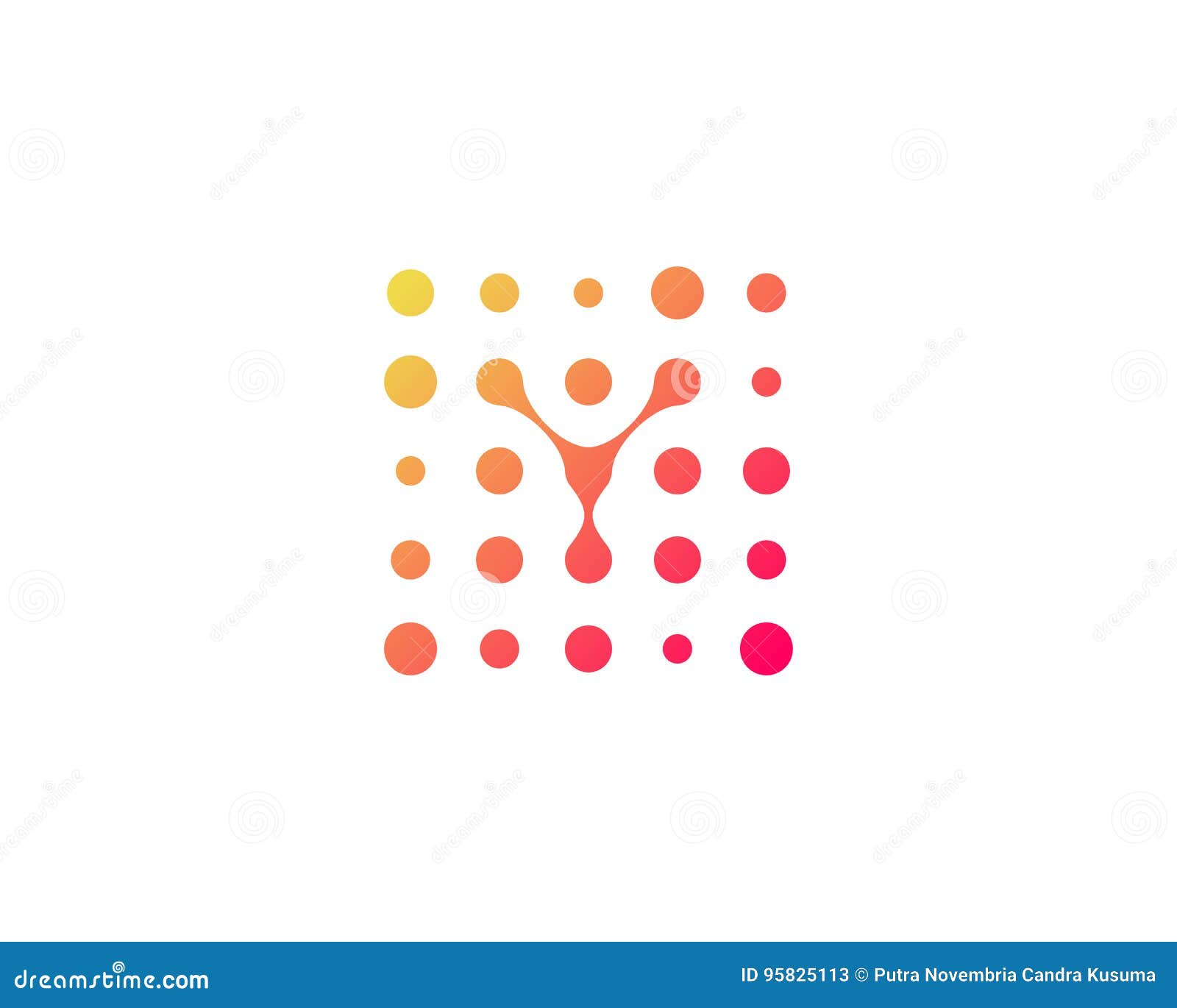 Ypsilon Dot Icon Logo Design Element Vektor Abbildung - Illustration ...