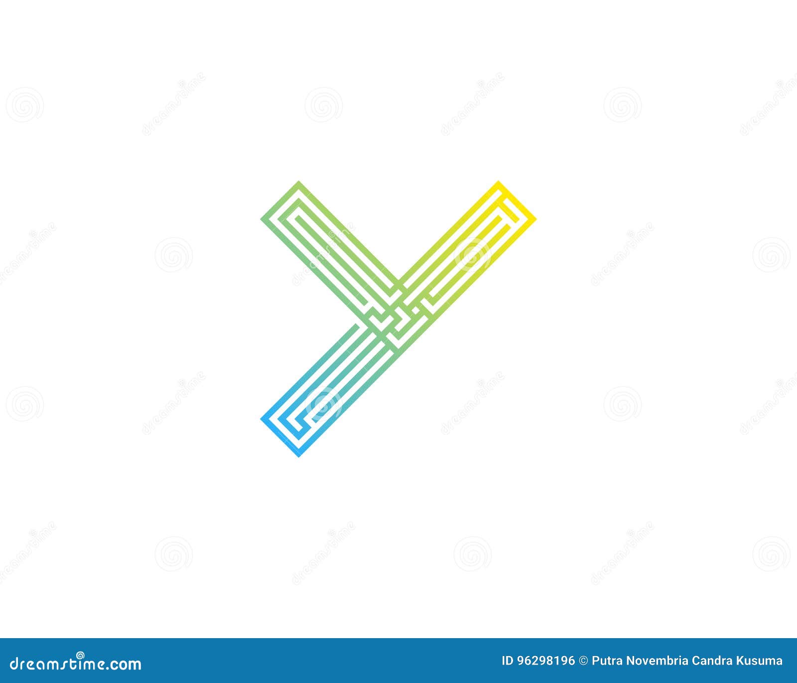 Ypsilon-Ikone Logo Design Element Vektor Abbildung - Illustration von ...