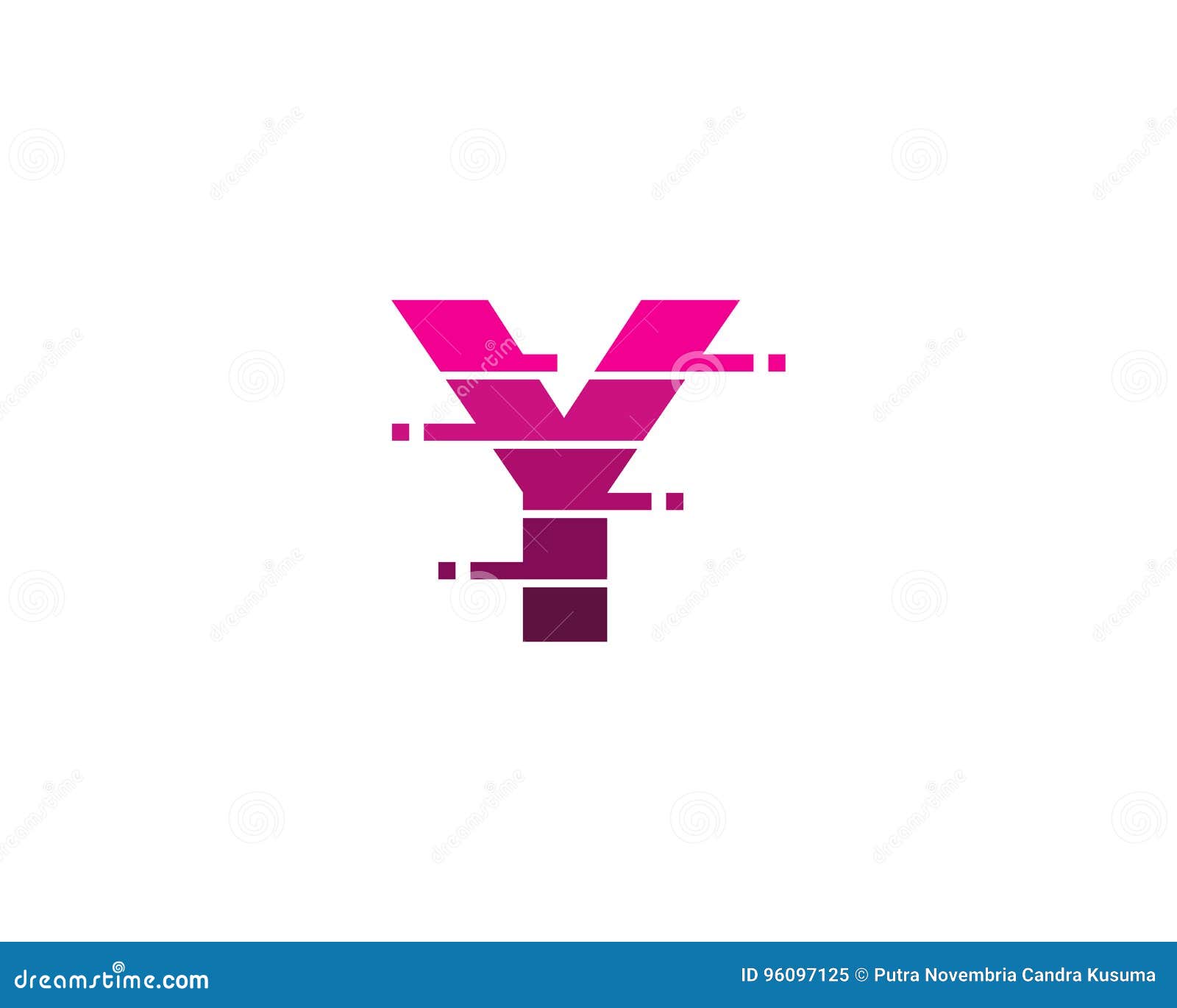 Ypsilon-Pixel-Ikone Logo Design Element Vektor Abbildung - Illustration ...