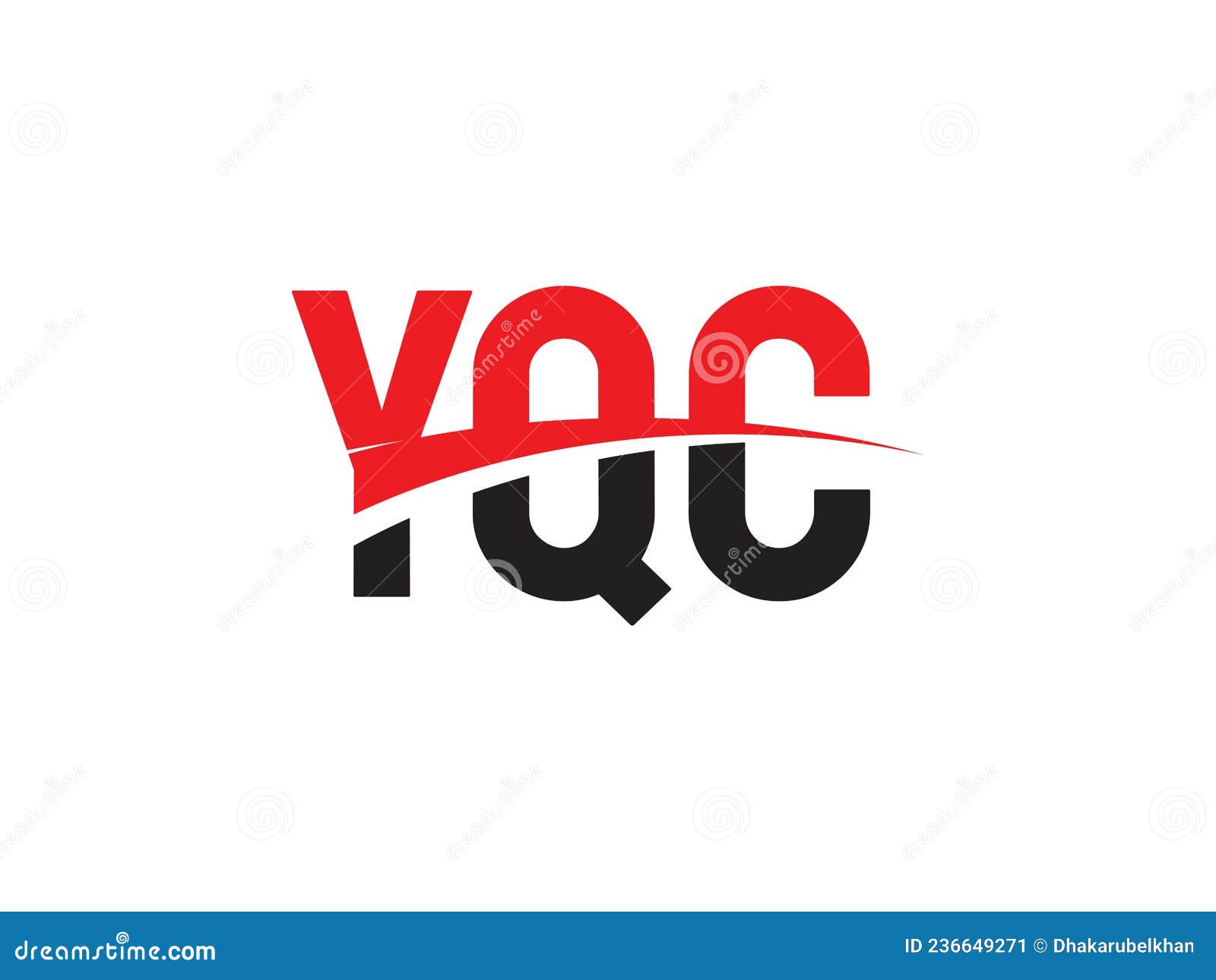 YQC Letter Initial Logo Design Vector Illustration Stock Vector ...