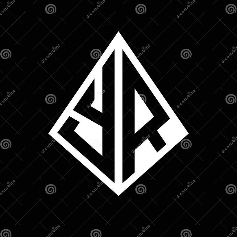 YR Logo Letters Monogram with Prisma Shape Design Template Stock Vector ...
