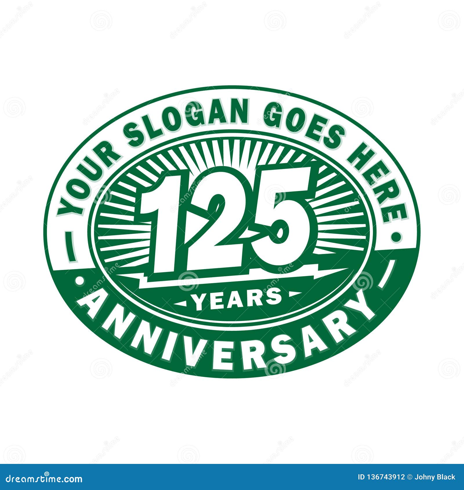 125 Years Anniversary Celebration. 125th Anniversary Logo Design. 125 ...