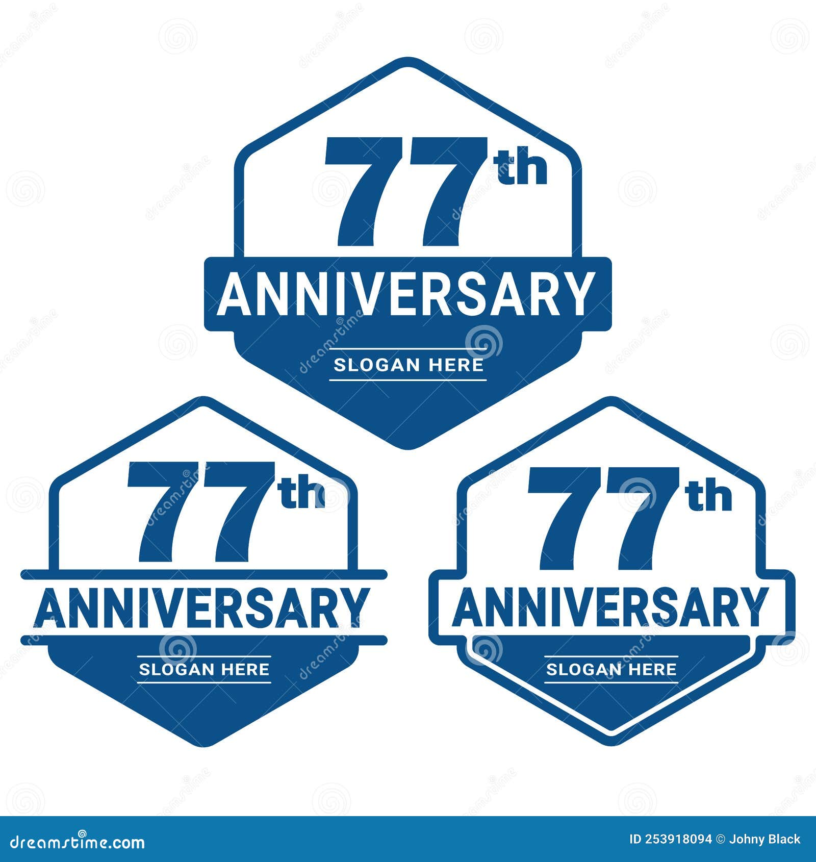 77 Years Anniversary Celebration Logotype. 77th Anniversary Logo ...