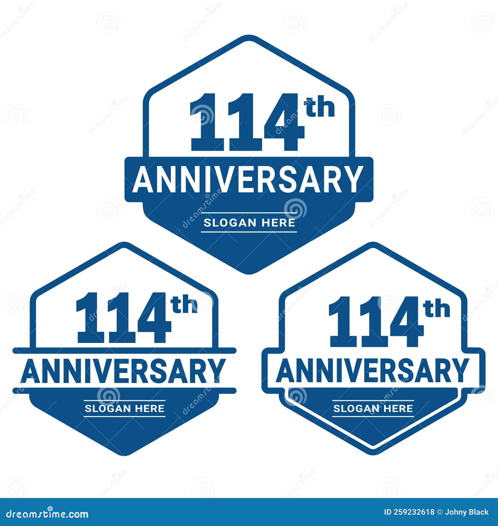 114 Years Anniversary Celebration Logotype. 114th Anniversary Logo ...