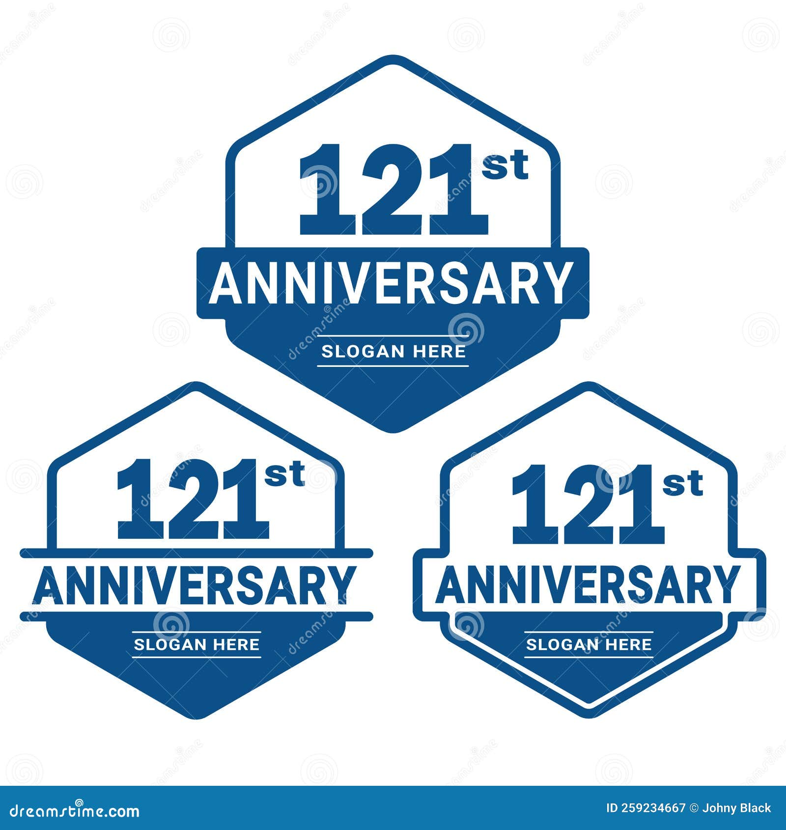 121 Years Anniversary Celebration Logotype. 121st Anniversary Logo ...