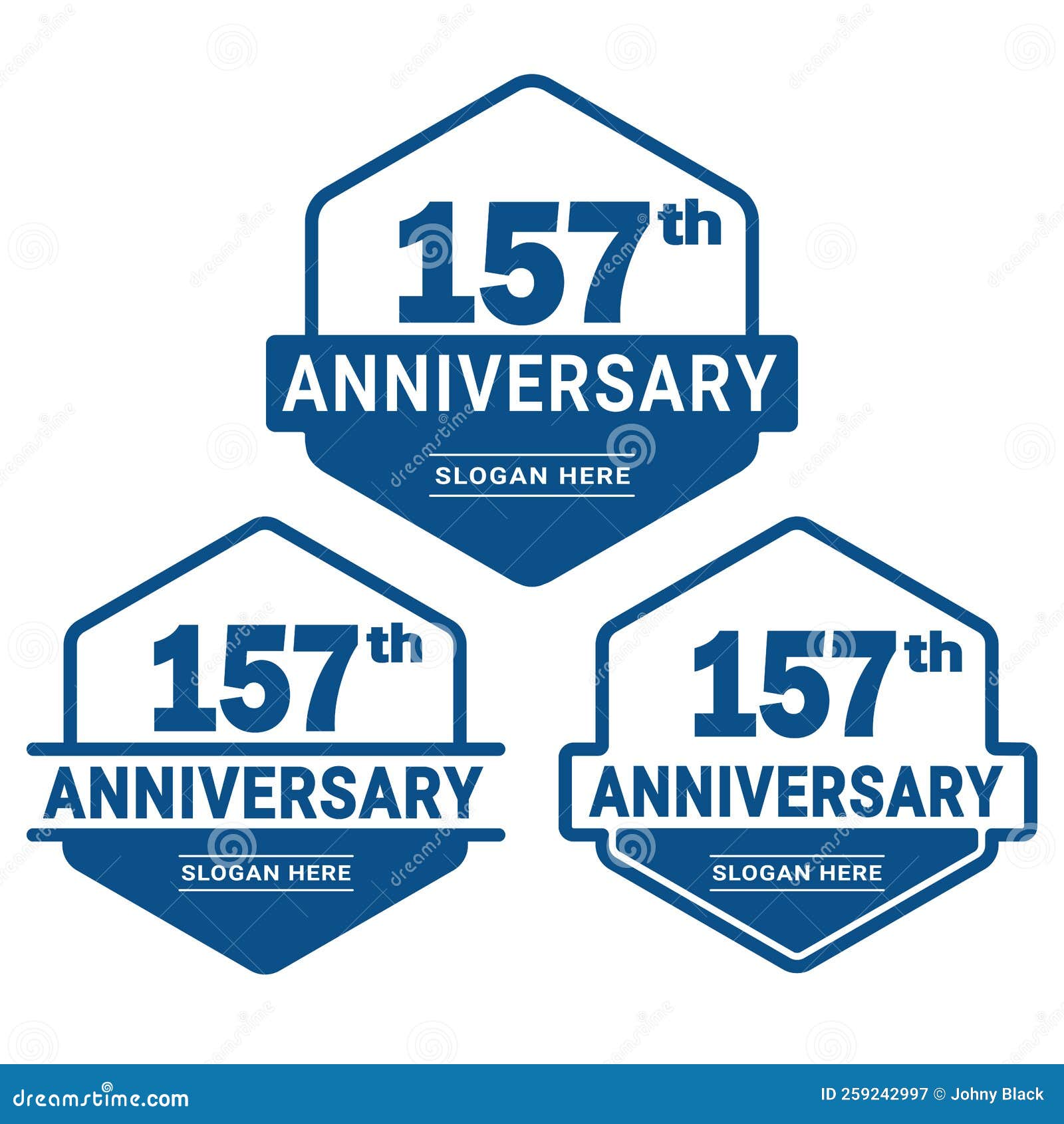 157 Years Anniversary Celebration Logotype. 157th Anniversary Logo ...