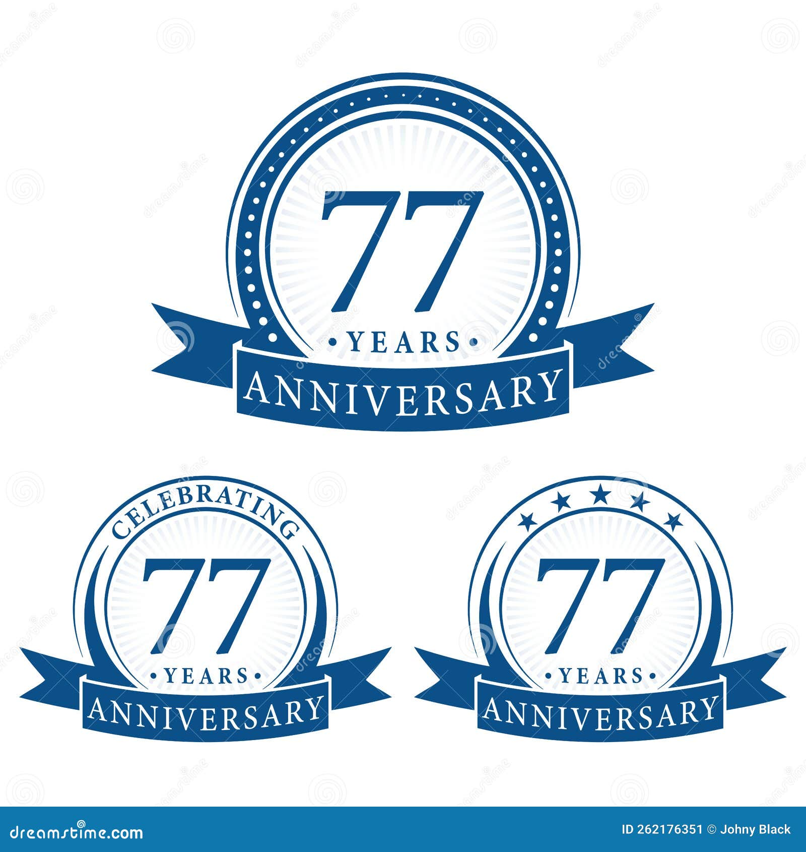 77 Years Anniversary Celebration Logotype. 77th Anniversary Logo ...