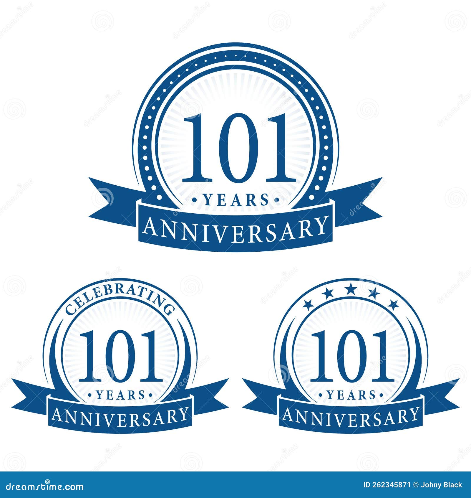 101 Years Anniversary Celebration Logotype. 101st Anniversary Logo ...