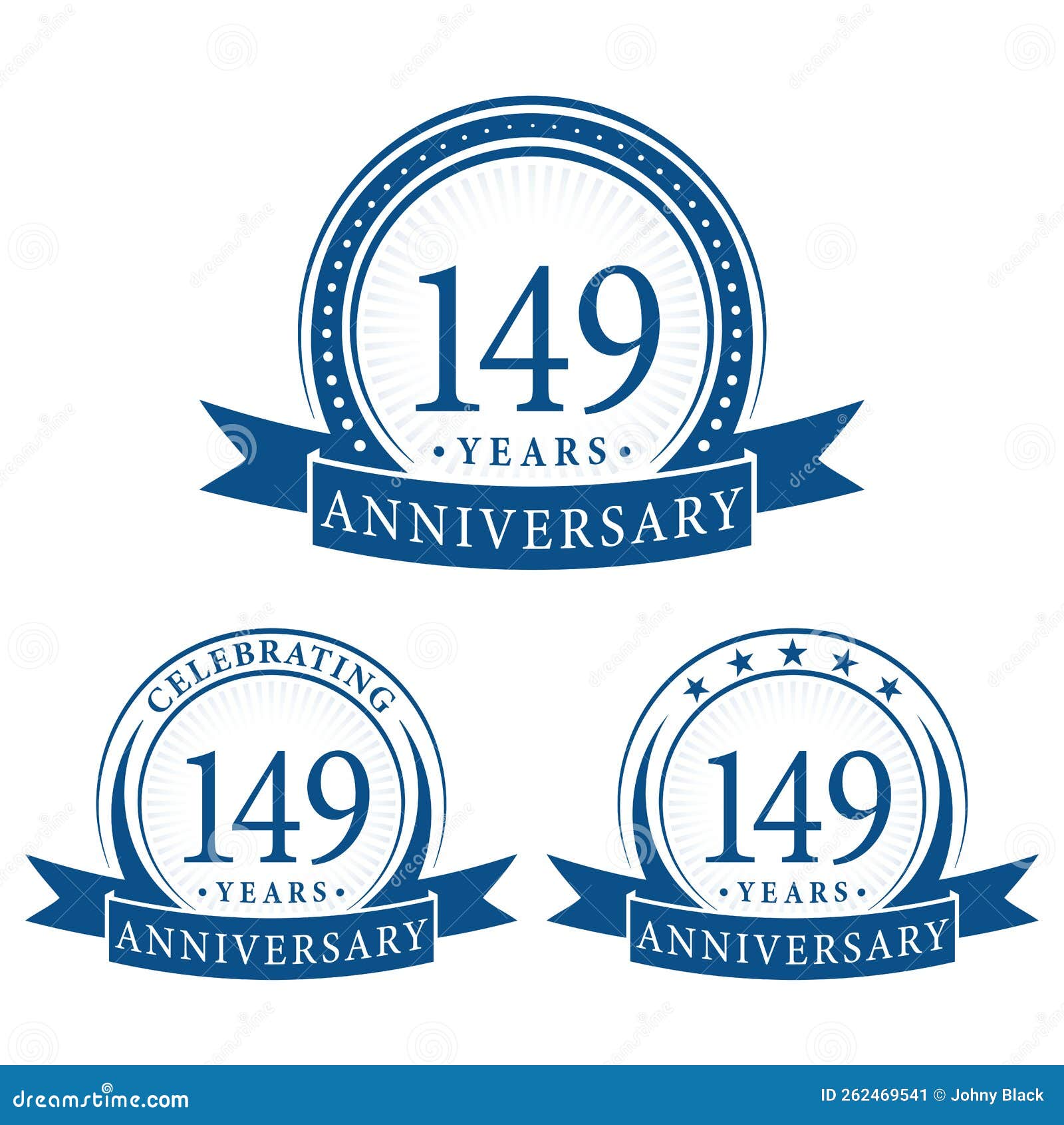 149 Years Anniversary Celebration Logotype. 149th Anniversary Logo ...