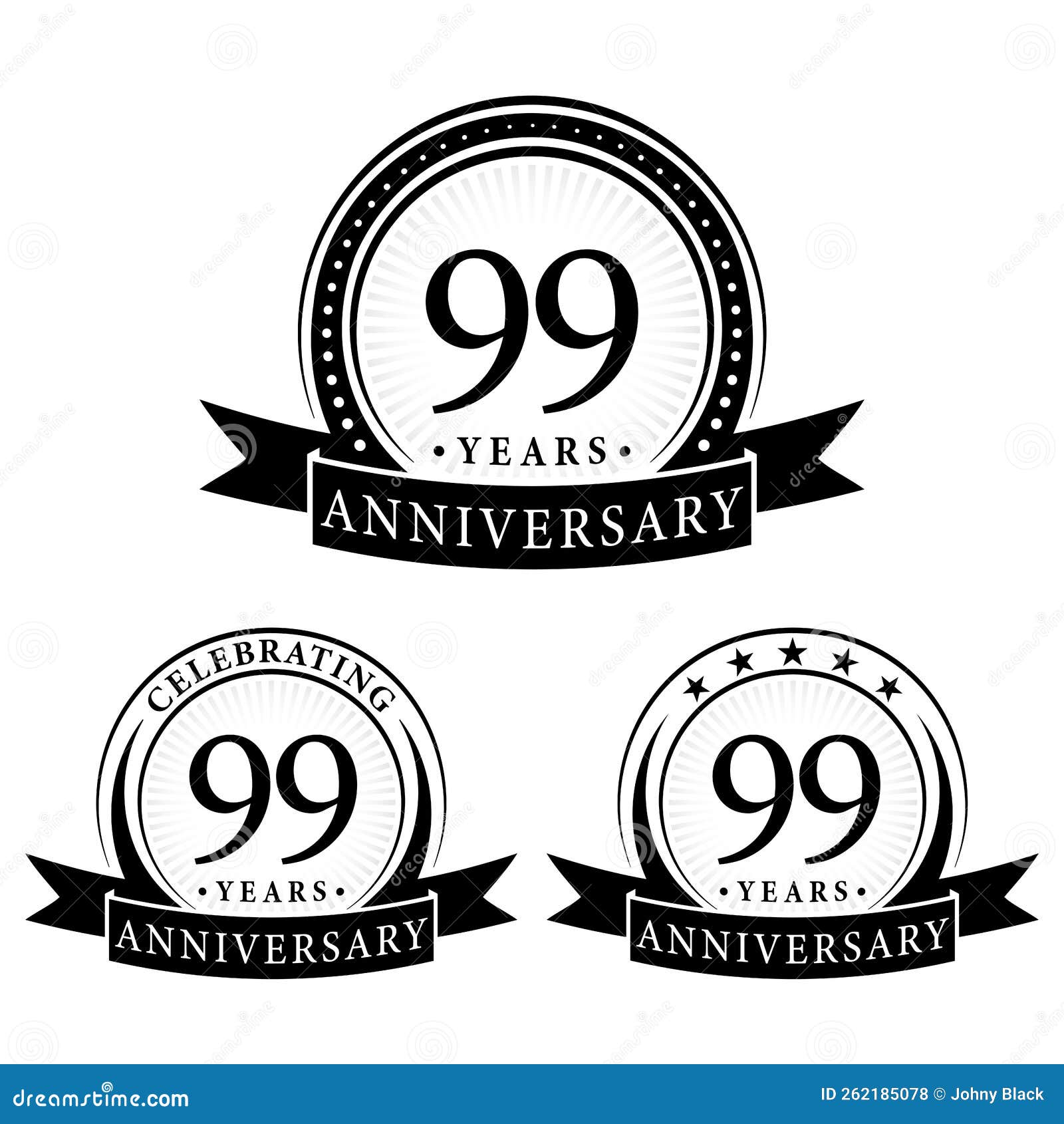 99 Years Anniversary Celebration Logotype. 99th Anniversary Logo ...