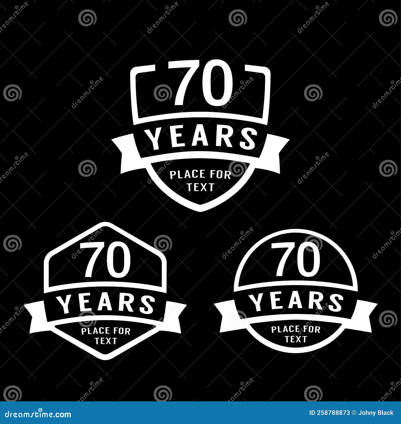 70 Years Anniversary Celebration Logotype. 70th Anniversary Logo ...