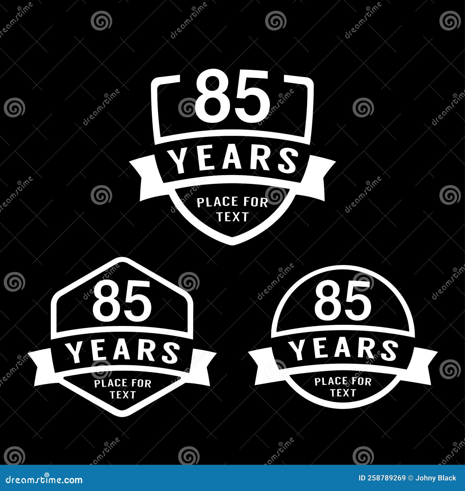 85 Years Anniversary Celebration Logotype. 85th Anniversary Logo ...