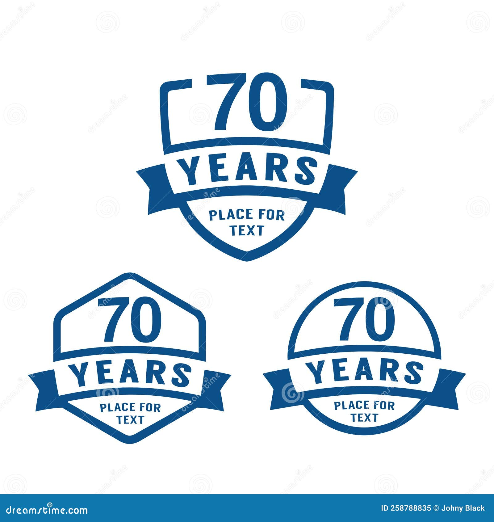 70 Years Anniversary Celebration Logotype. 70th Anniversary Logo ...