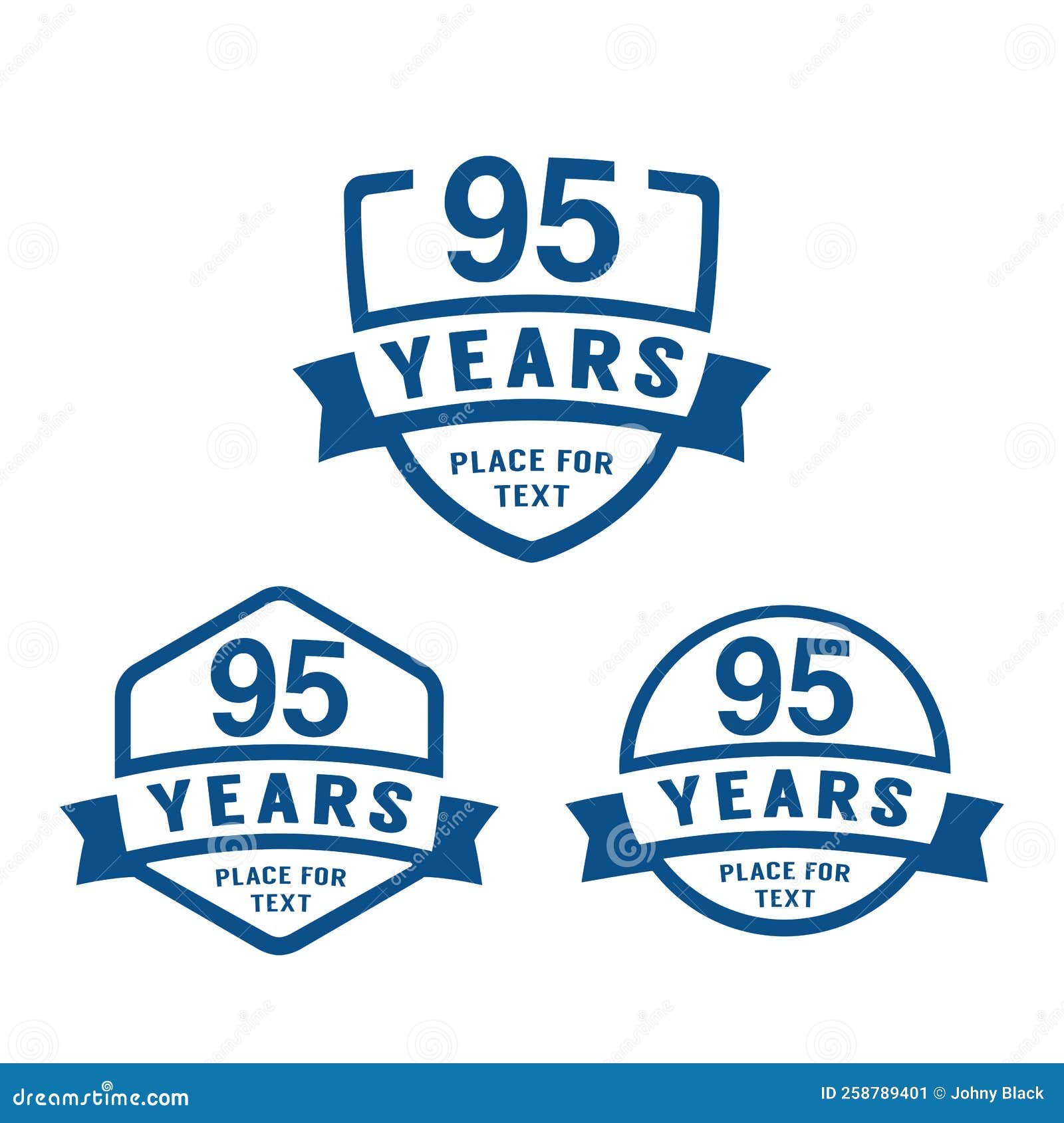 95 Years Anniversary Celebration Logotype. 95th Anniversary Logo ...