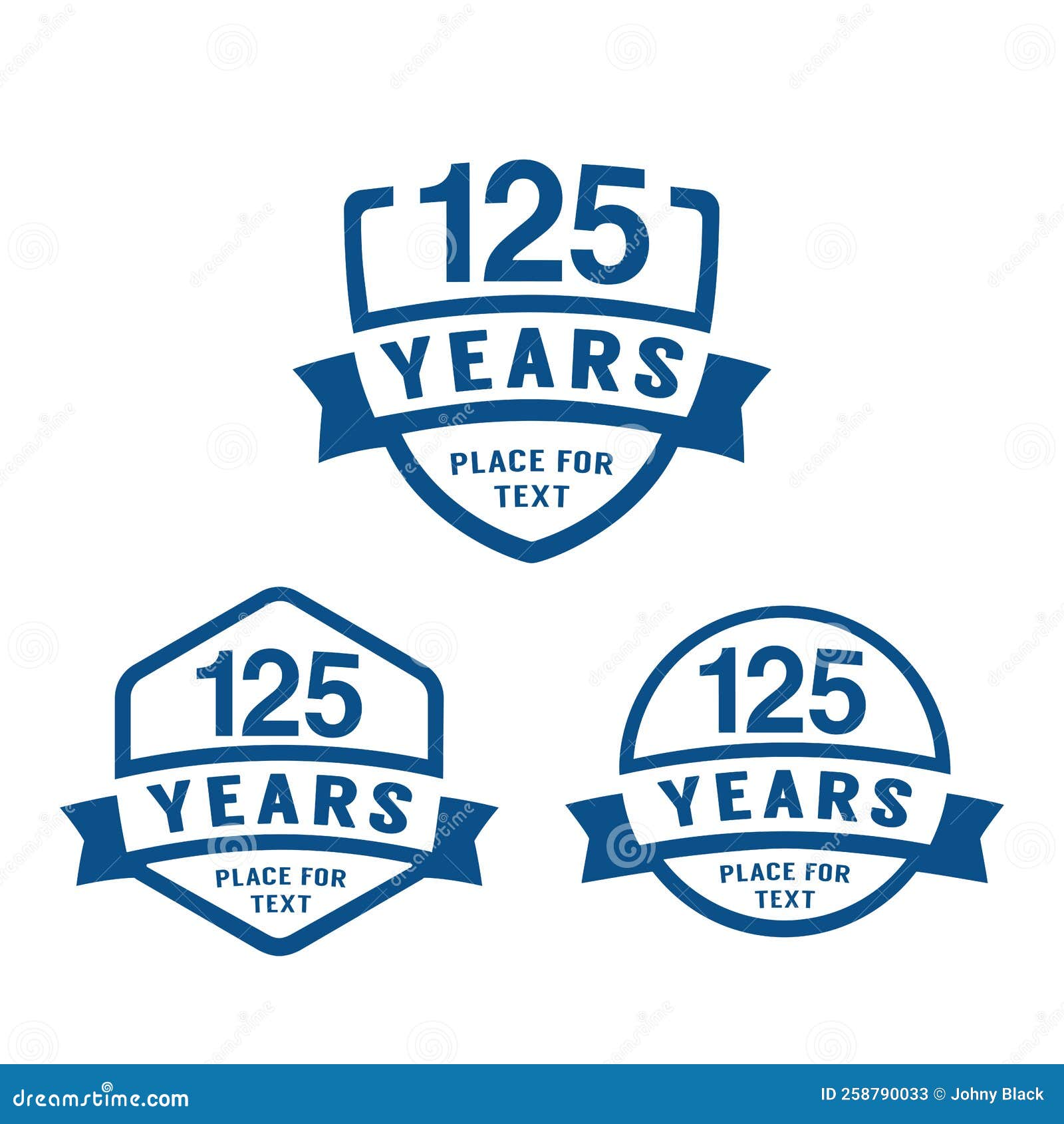 125 Years Anniversary Celebration Logotype. 125th Anniversary Logo ...
