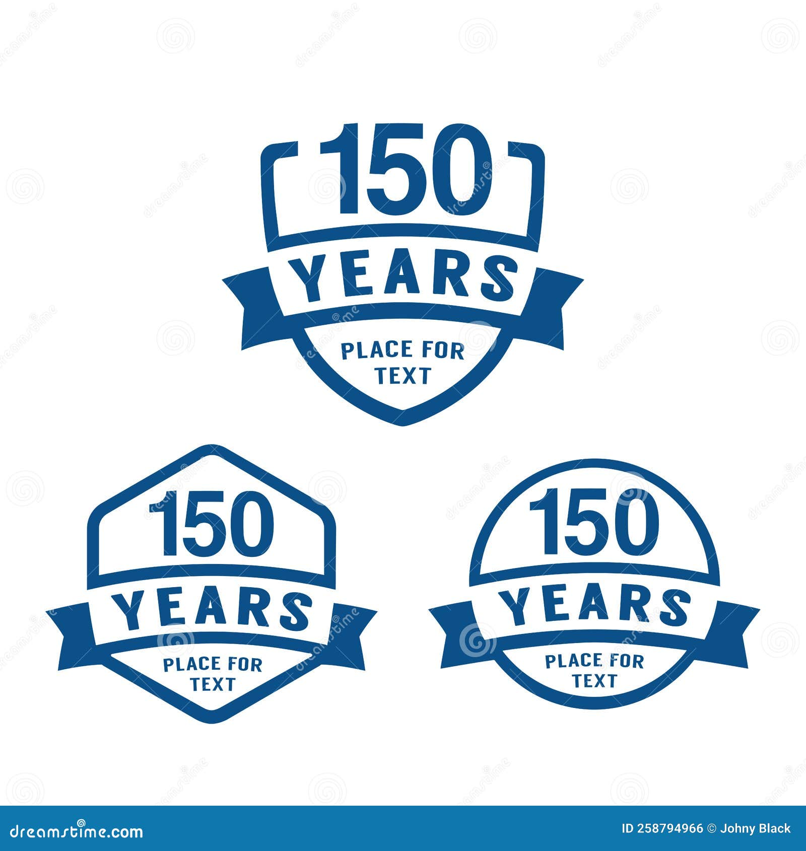 150 Years Anniversary Celebration Logotype. 150th Anniversary Logo ...