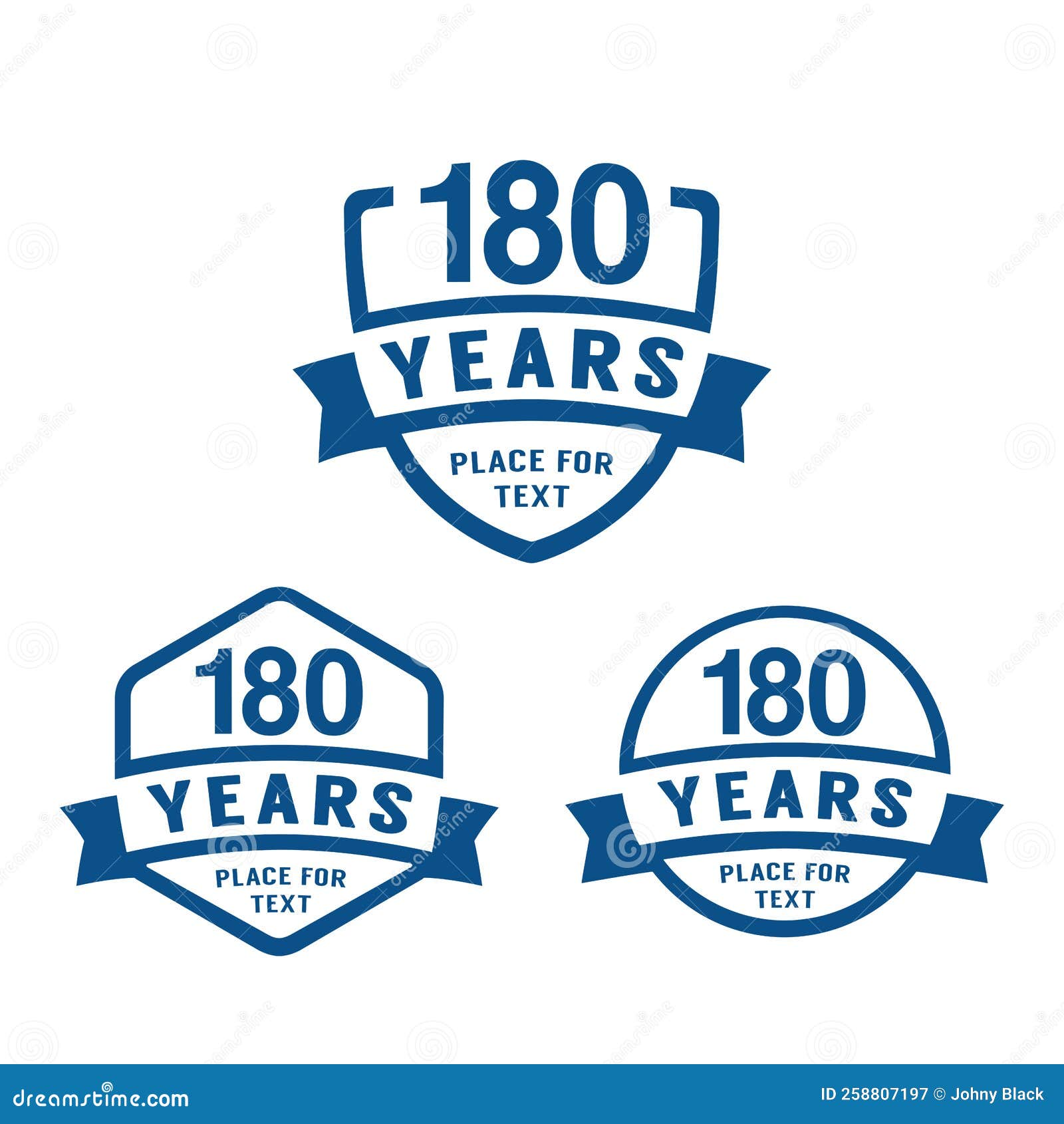 180 Years Anniversary Celebration Logotype. 180th Anniversary Logo ...