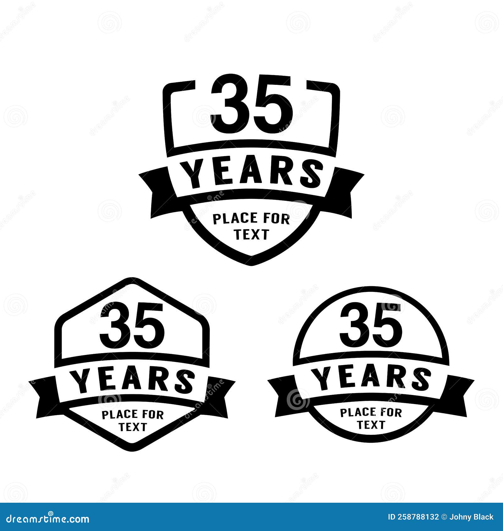 35 Years Anniversary Celebration Logotype. 35th Anniversary Logo ...