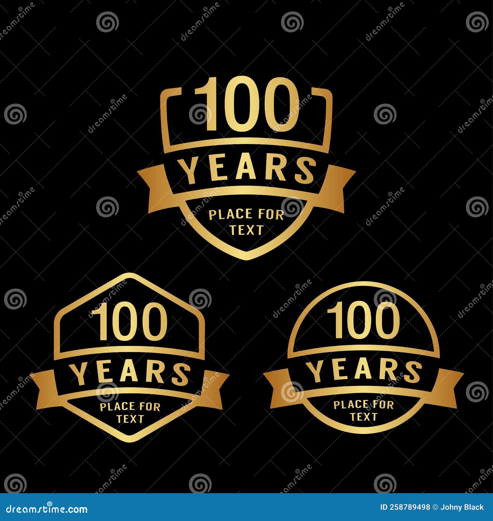 100 Years Anniversary Celebration Logotype. 100th Anniversary Logo ...