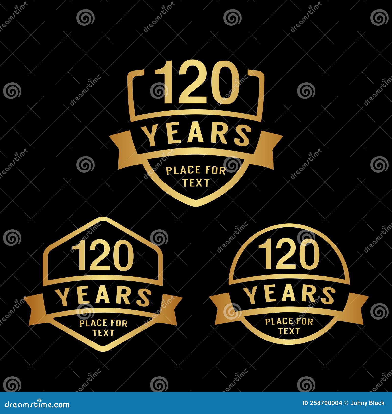 120 Years Anniversary Celebration Logotype. 120th Anniversary Logo ...
