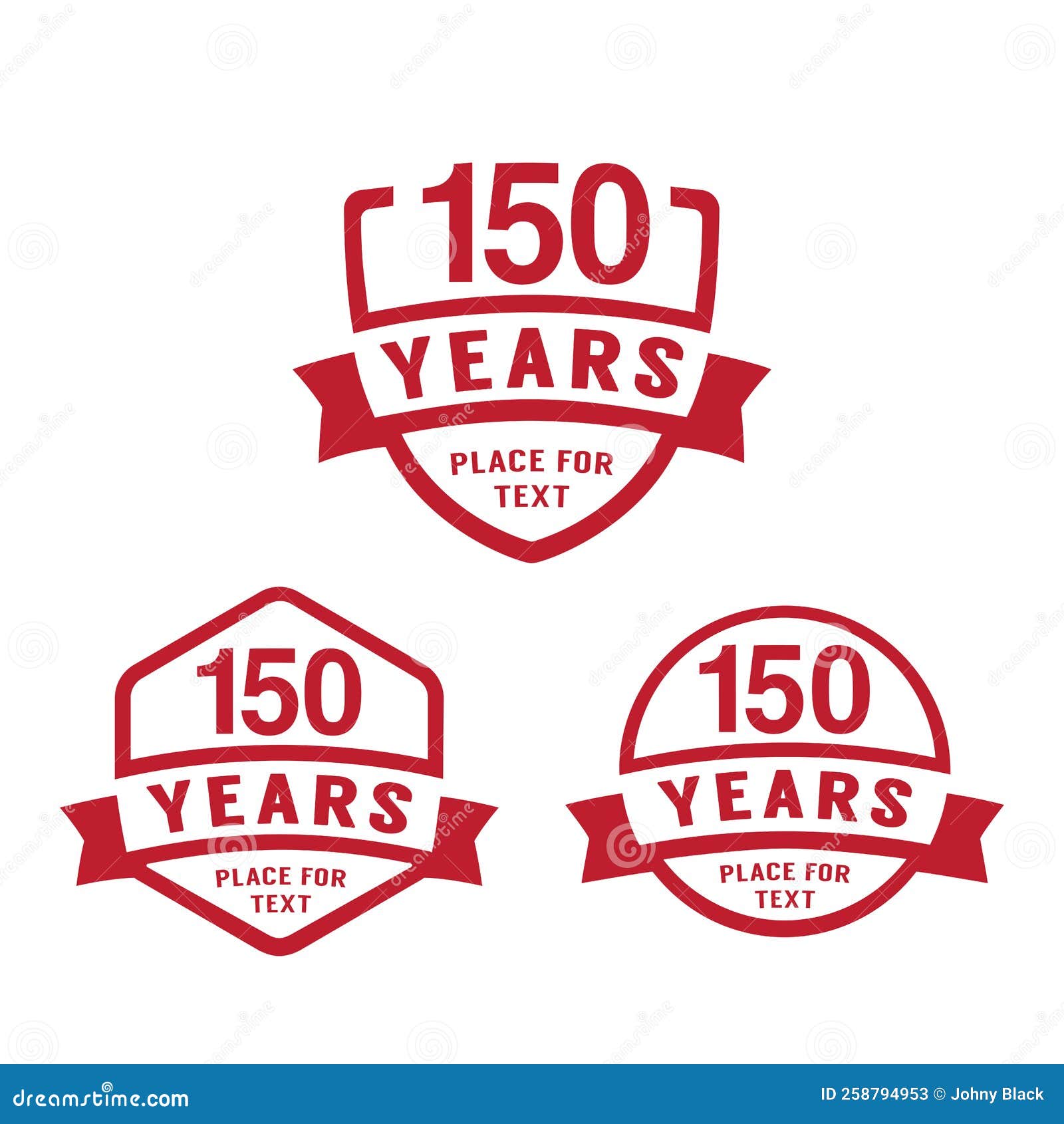 150 Years Anniversary Celebration Logotype. 150th Anniversary Logo ...