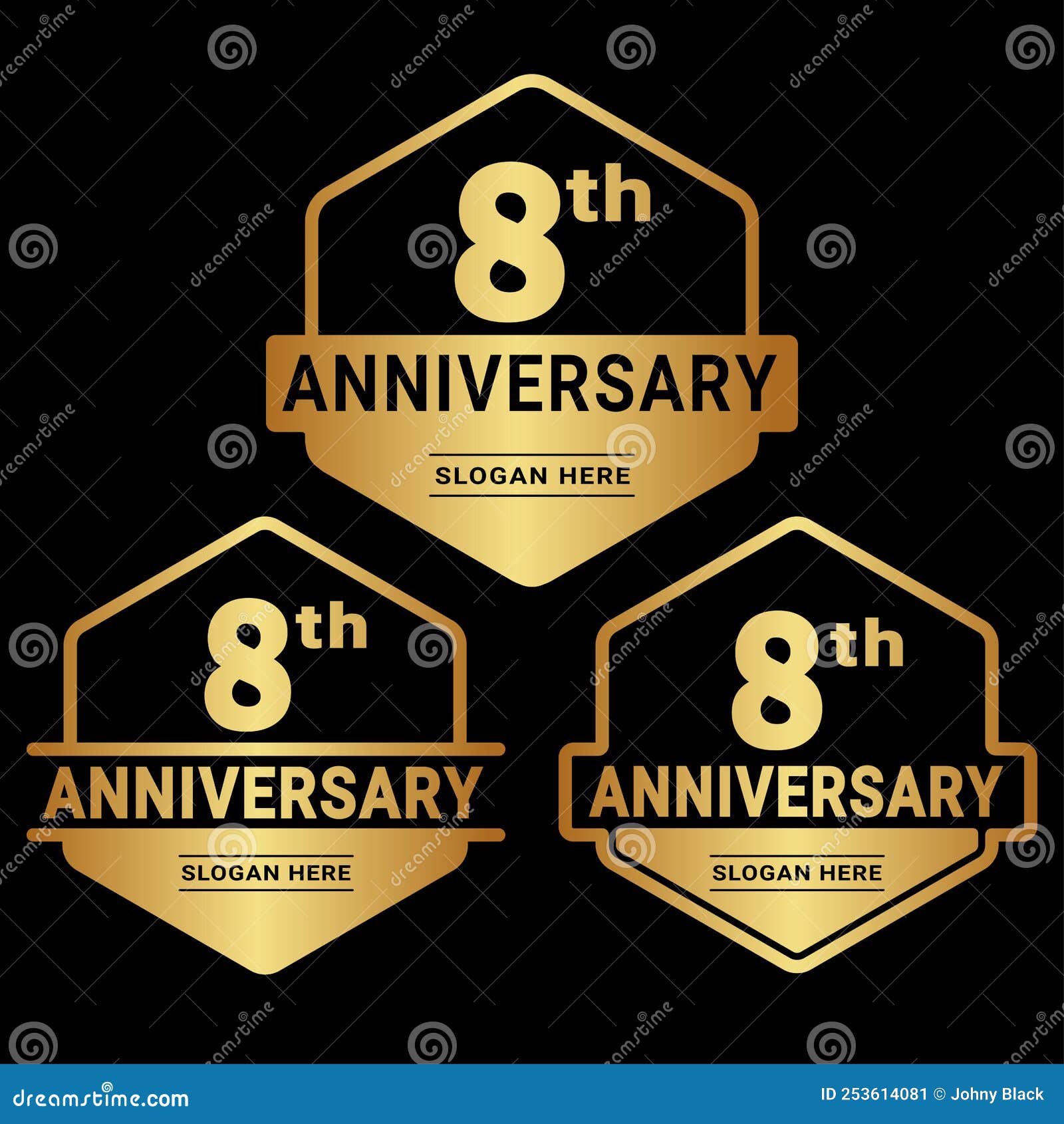8 Years Anniversary Celebration Logotype. 8th Anniversary Logo ...