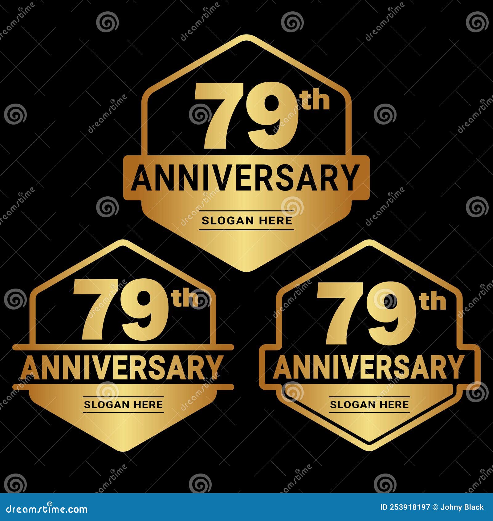 Hut RI 79th Logo Cartoon Vector | CartoonDealer.com #333410923