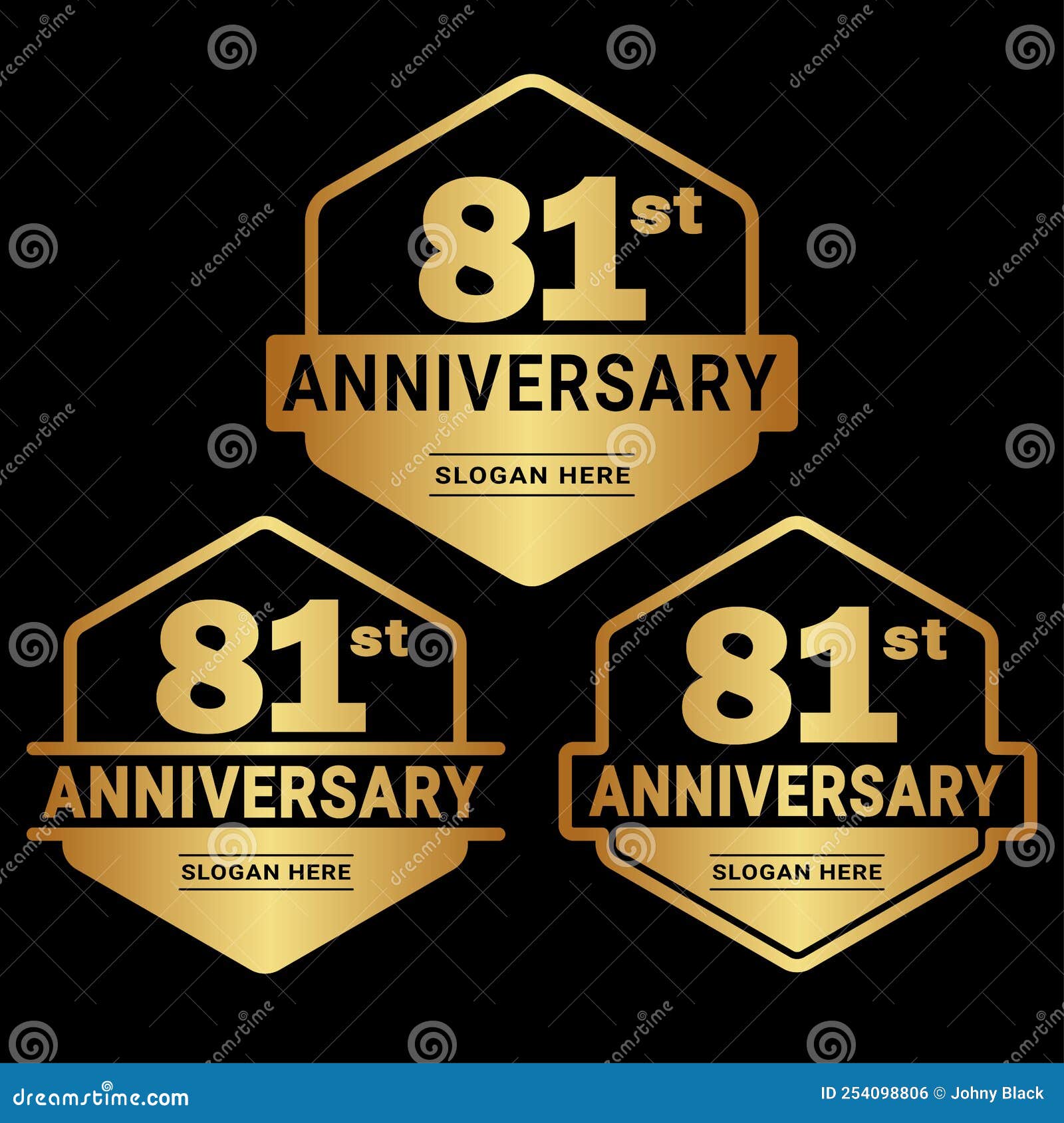 81 Years Anniversary Celebration Logotype. 81st Anniversary Logo ...