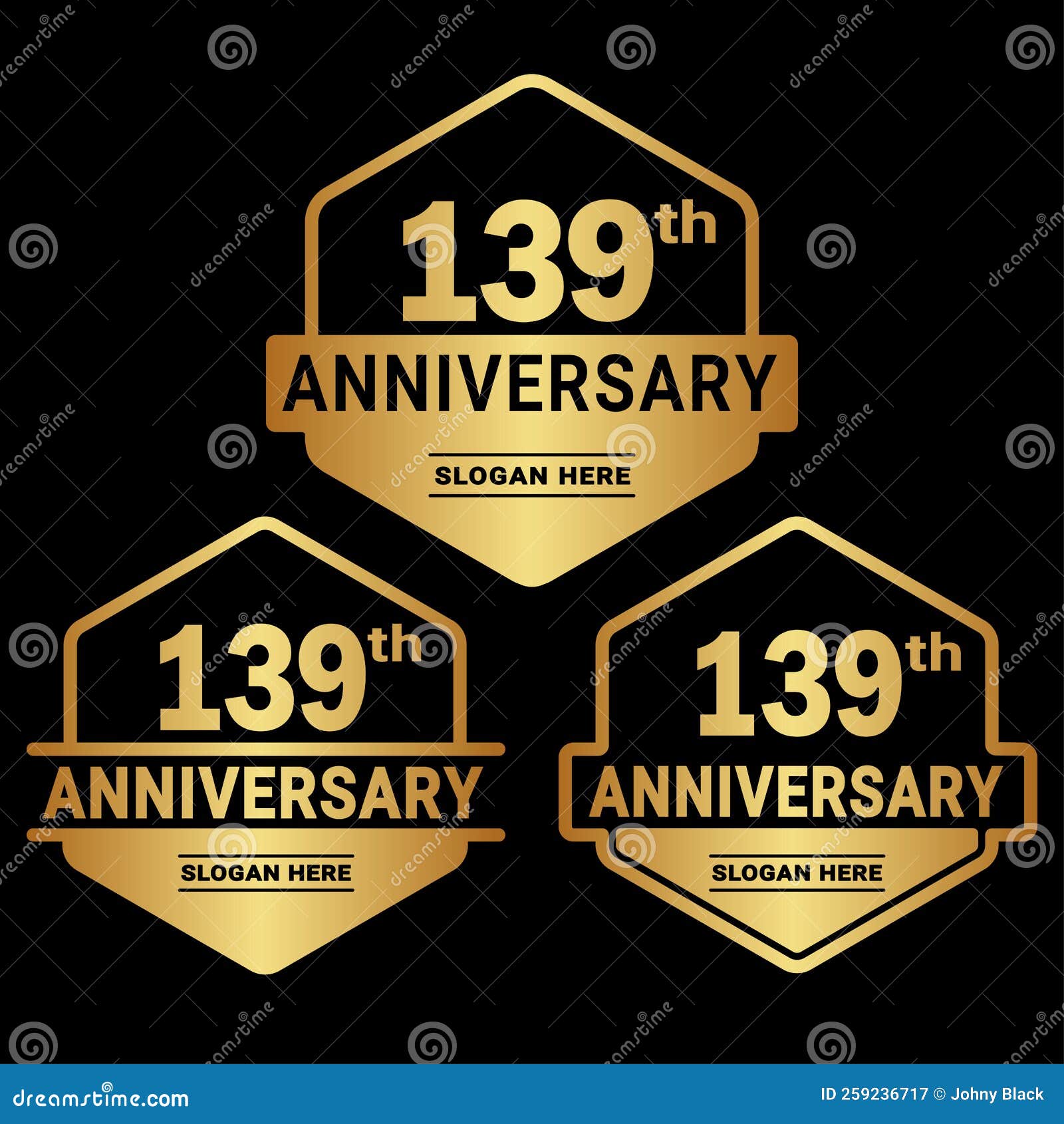 139 Years Anniversary Celebration Logotype. 139th Anniversary Logo ...