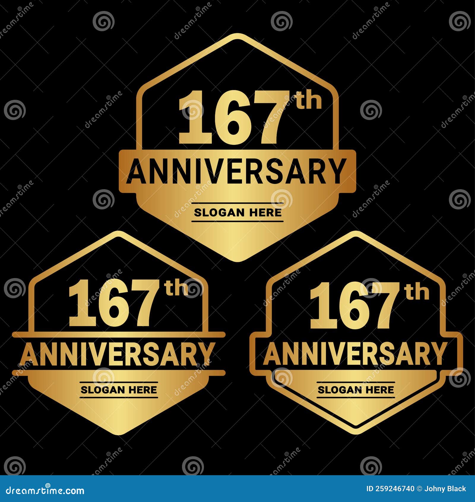 167 Years Anniversary Celebration Logotype. 167th Anniversary Logo ...
