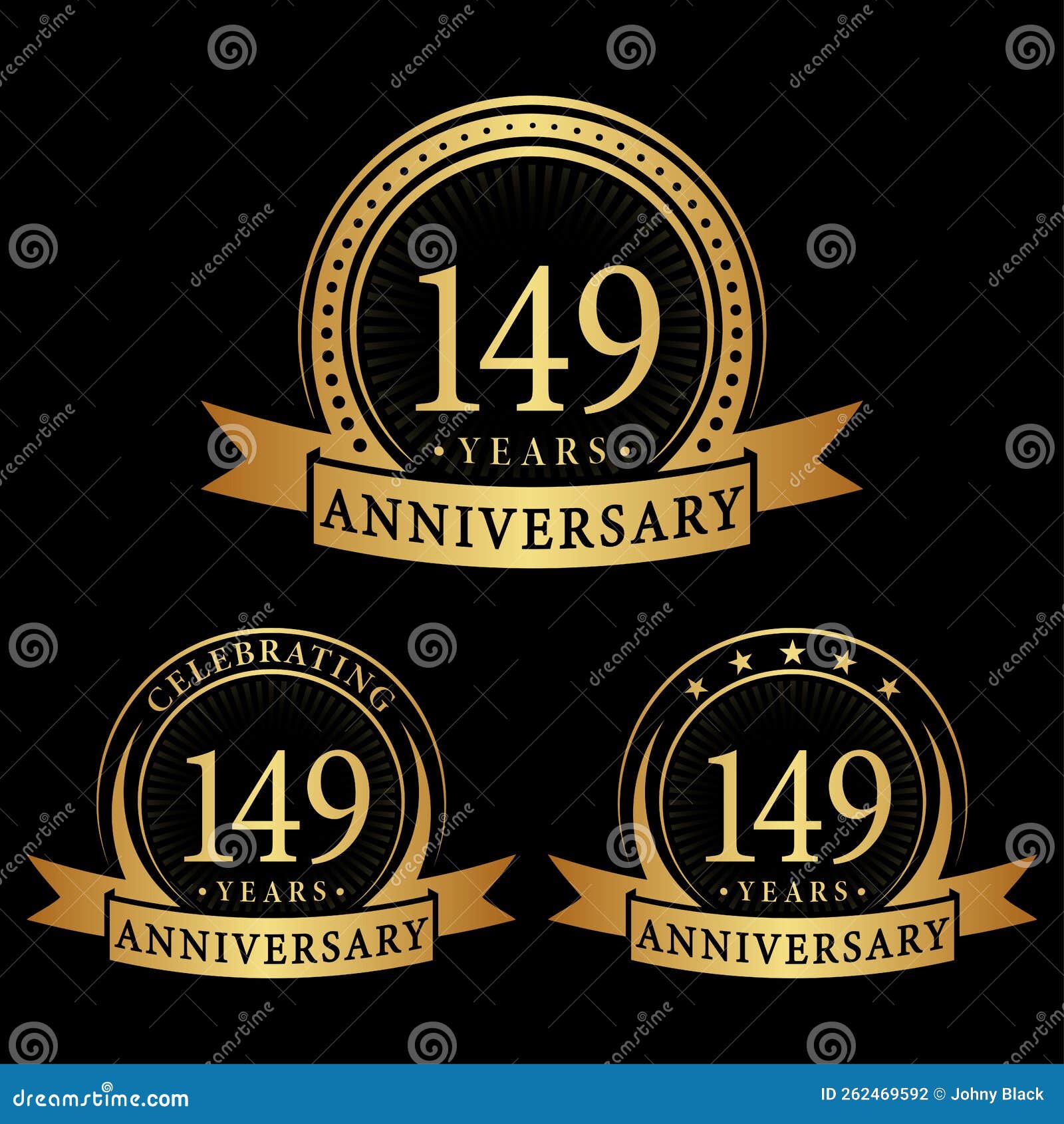 149 Years Anniversary Celebration Logotype. 149th Anniversary Logo ...