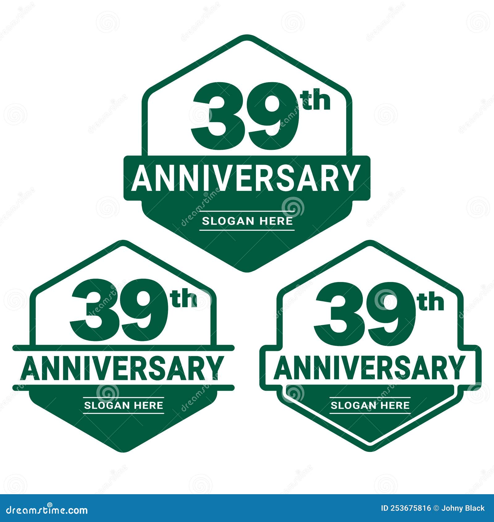 39 Years Anniversary Celebration Logotype. 39th Anniversary Logo ...