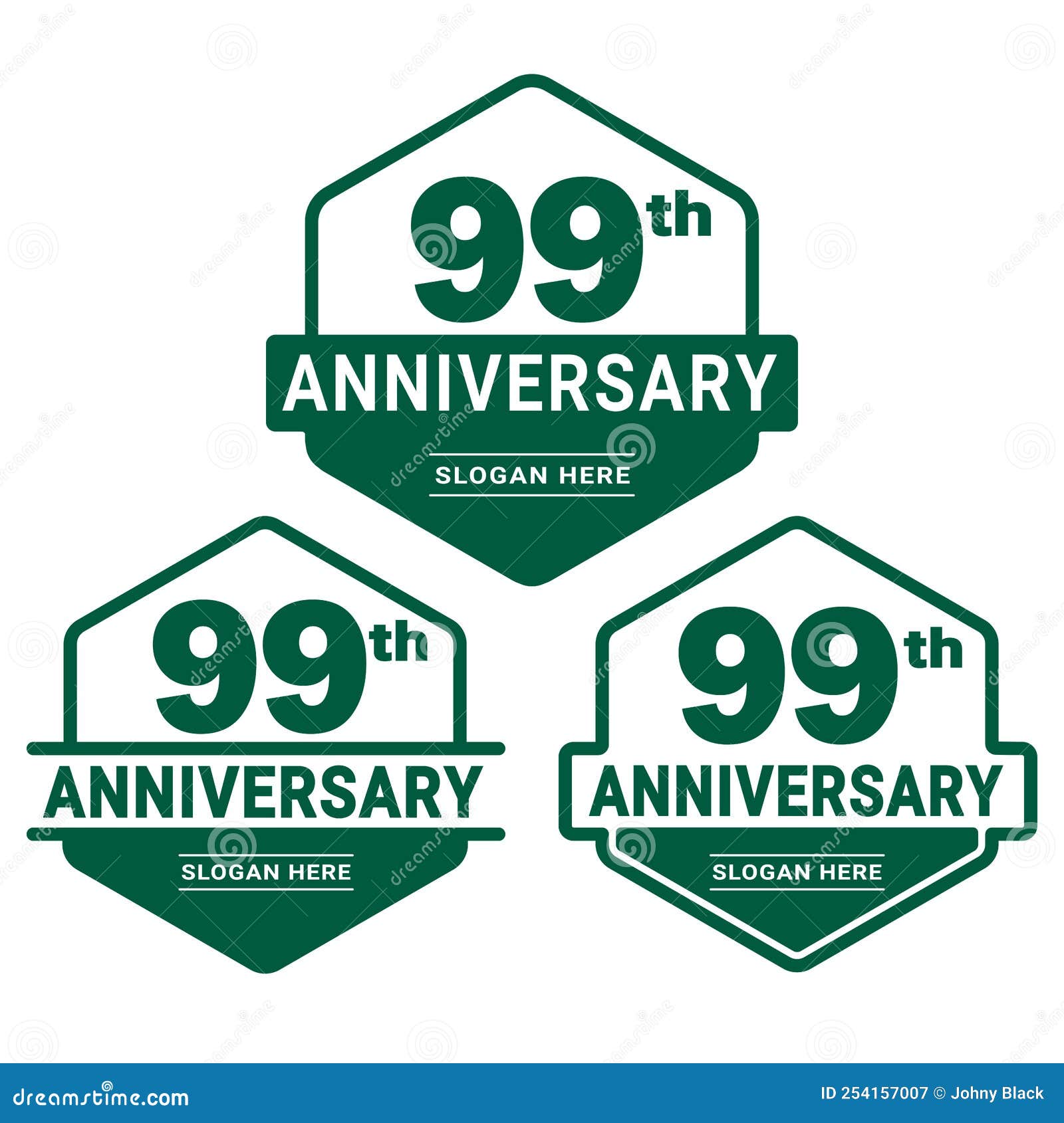 99 Years Anniversary Celebration Logotype. 99th Anniversary Logo ...