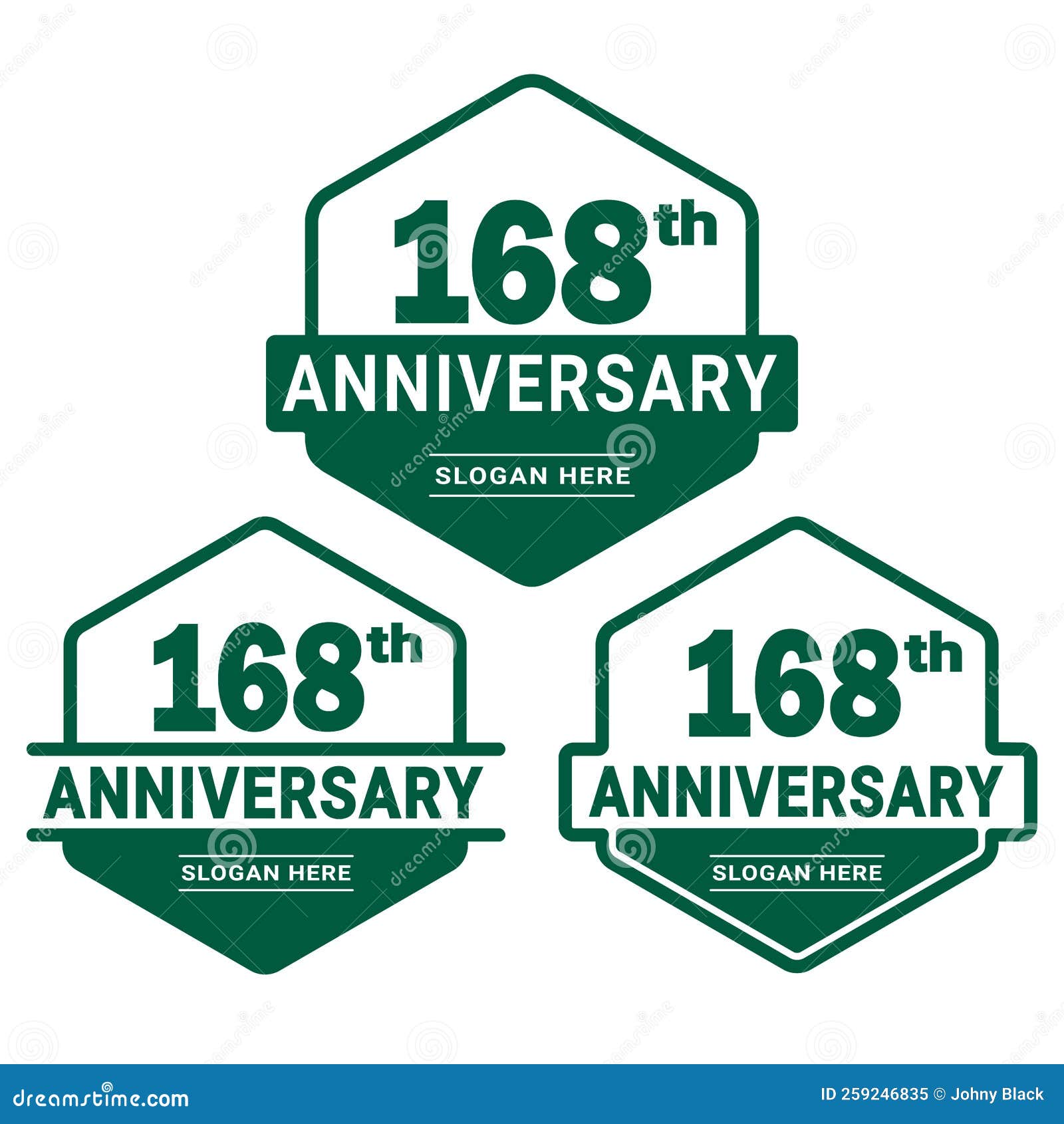 168 Years Anniversary Celebration Logotype. 168th Anniversary Logo ...