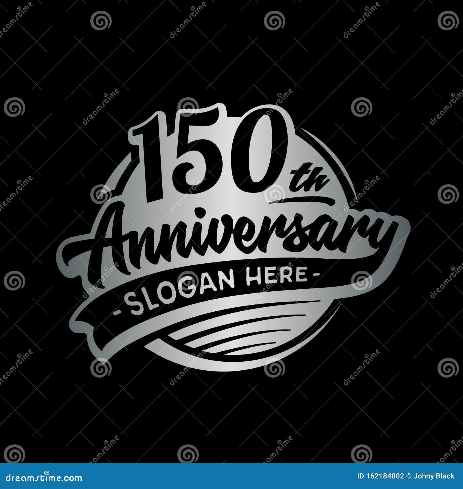 150 Years Anniversary Design Template. Vector and Illustration. 150th ...