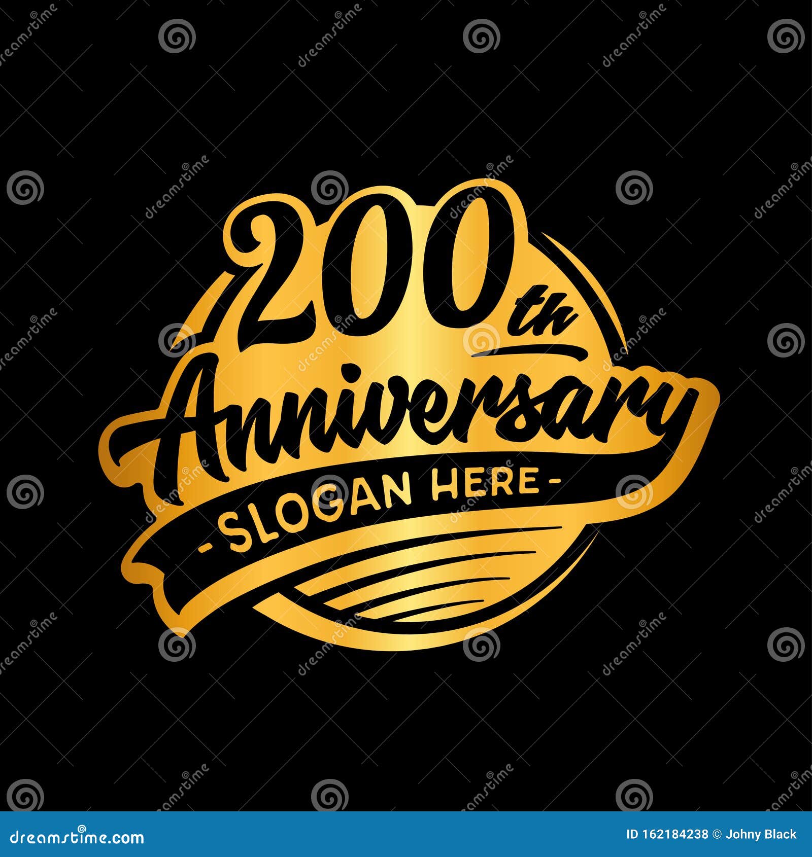 200 Years Anniversary Design Template. Vector and Illustration. 200th ...
