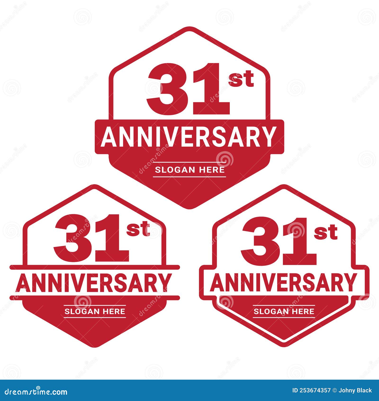 31 Years Anniversary Celebration Logotype. 31st Anniversary Logo ...