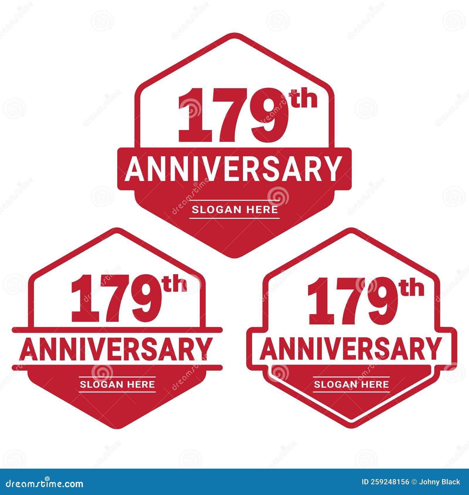 179 Years Anniversary Celebration Logotype. 179th Anniversary Logo ...