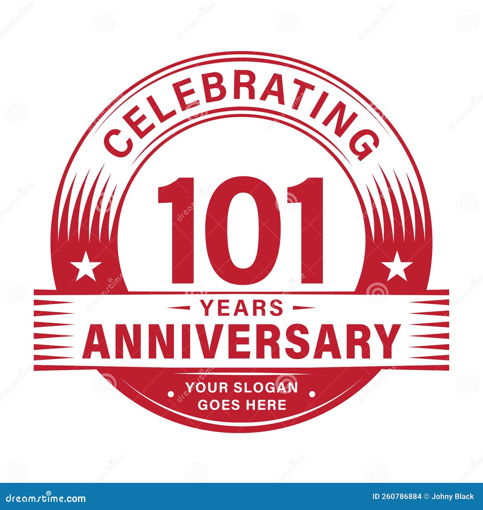 101 Years Anniversary Celebration Design Template. 101st Logo Vector ...